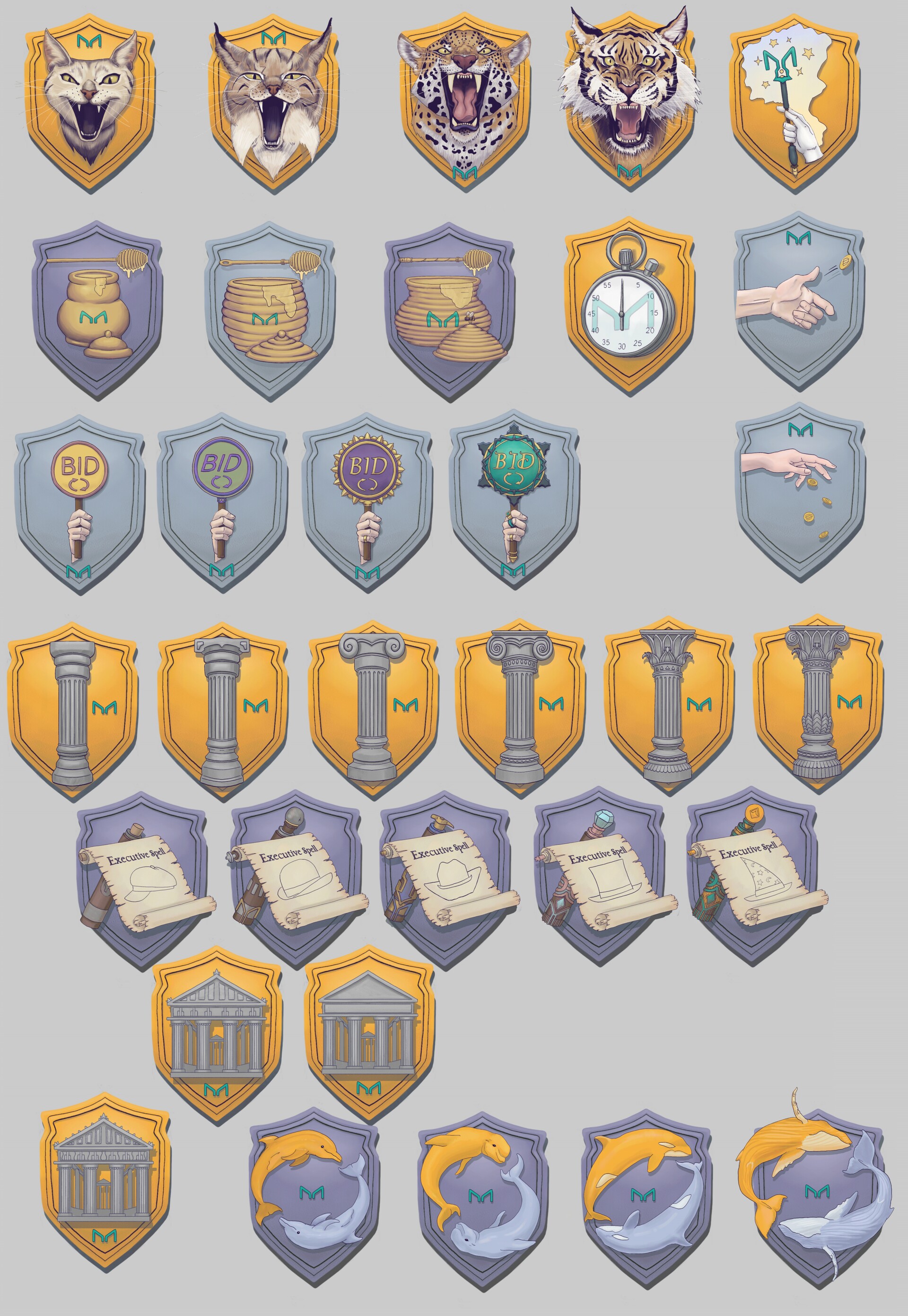 ArtStation - Maker DAO Badge Illustrations