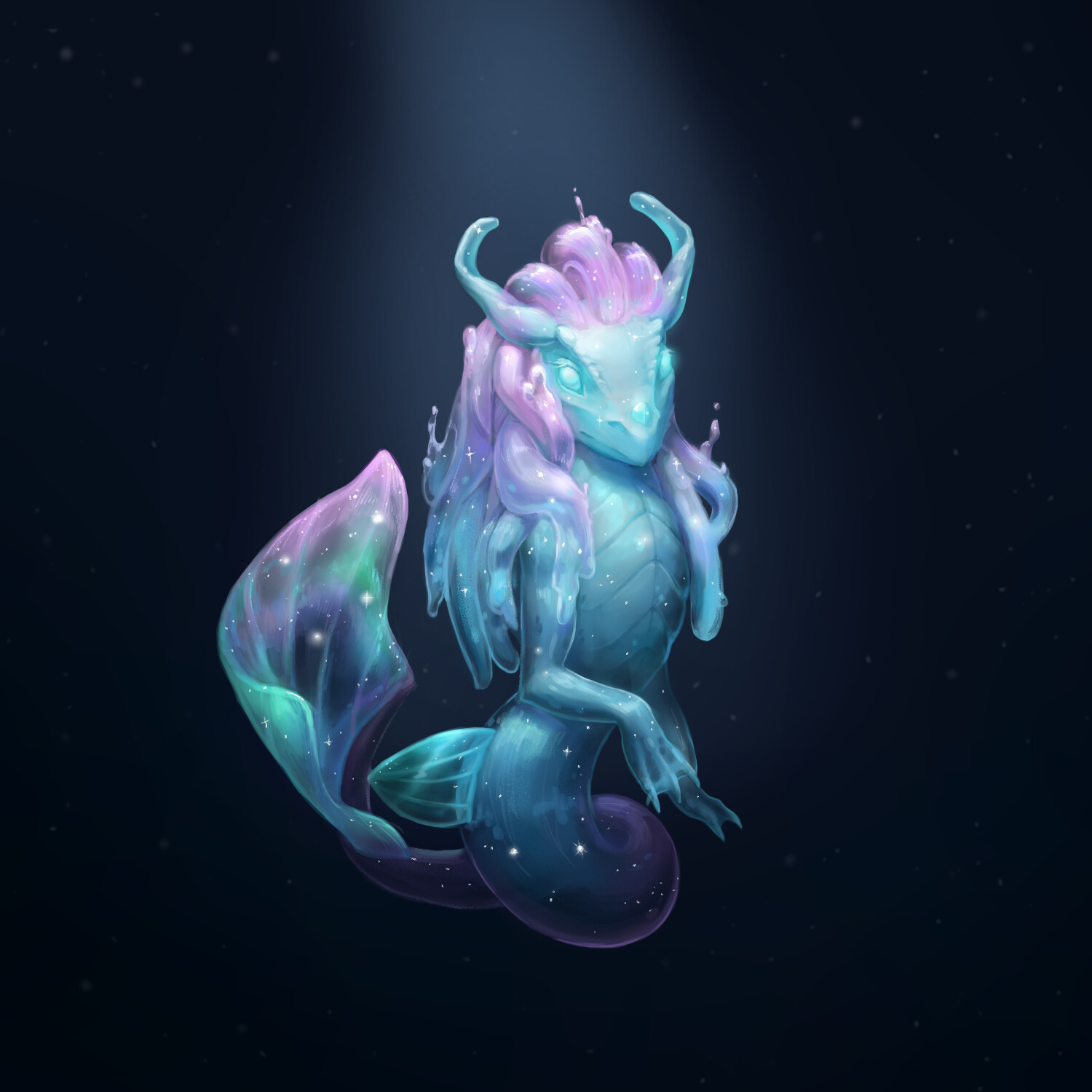 ArtStation - Moon dragon