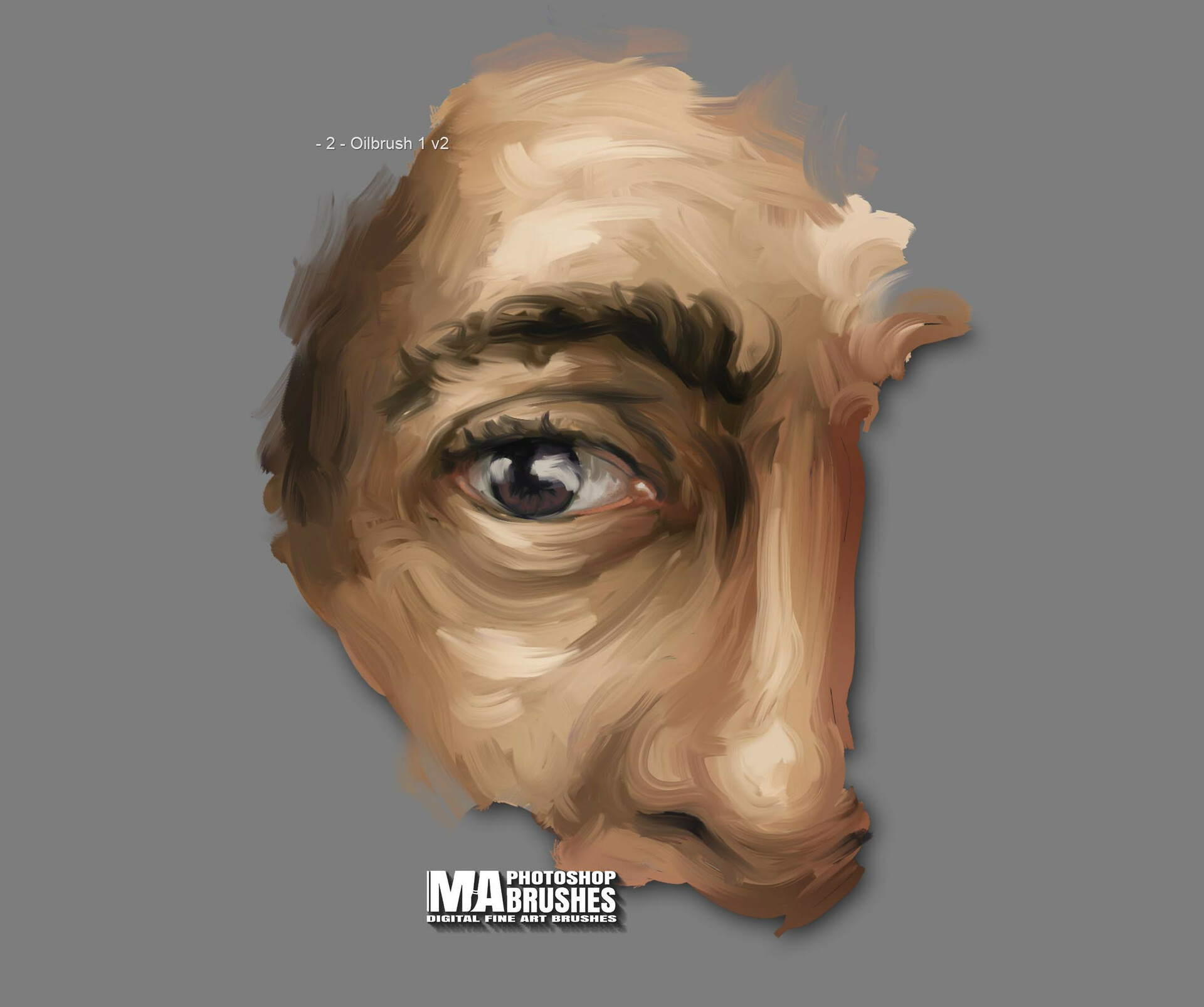 ArtStation - Digital Portrait Painting - Oily Sketch - MA-BRUSHES