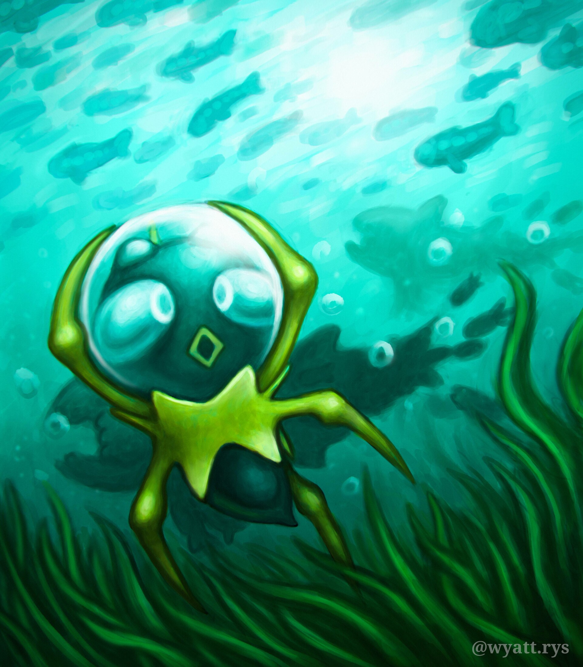 ArtStation - Diving Dewpider