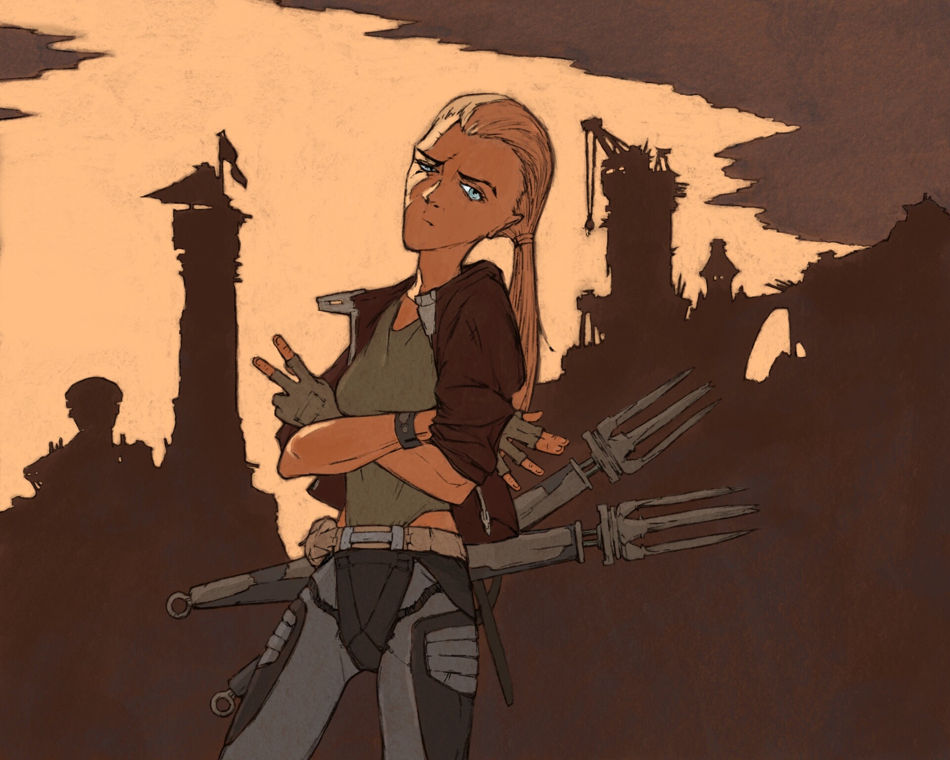 ArtStation - Character design - The huntress