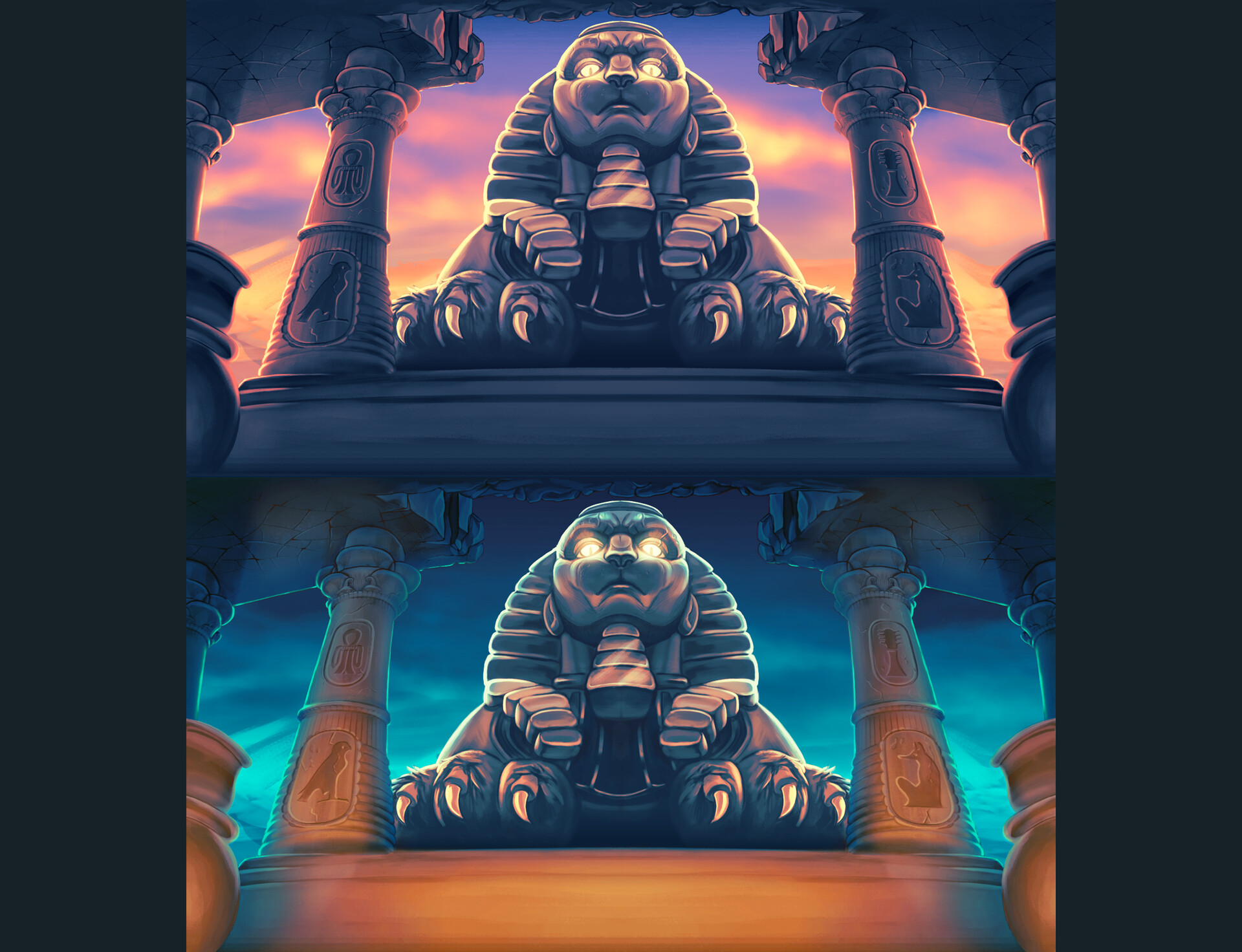 ArtStation - Slot game design + animations in spine