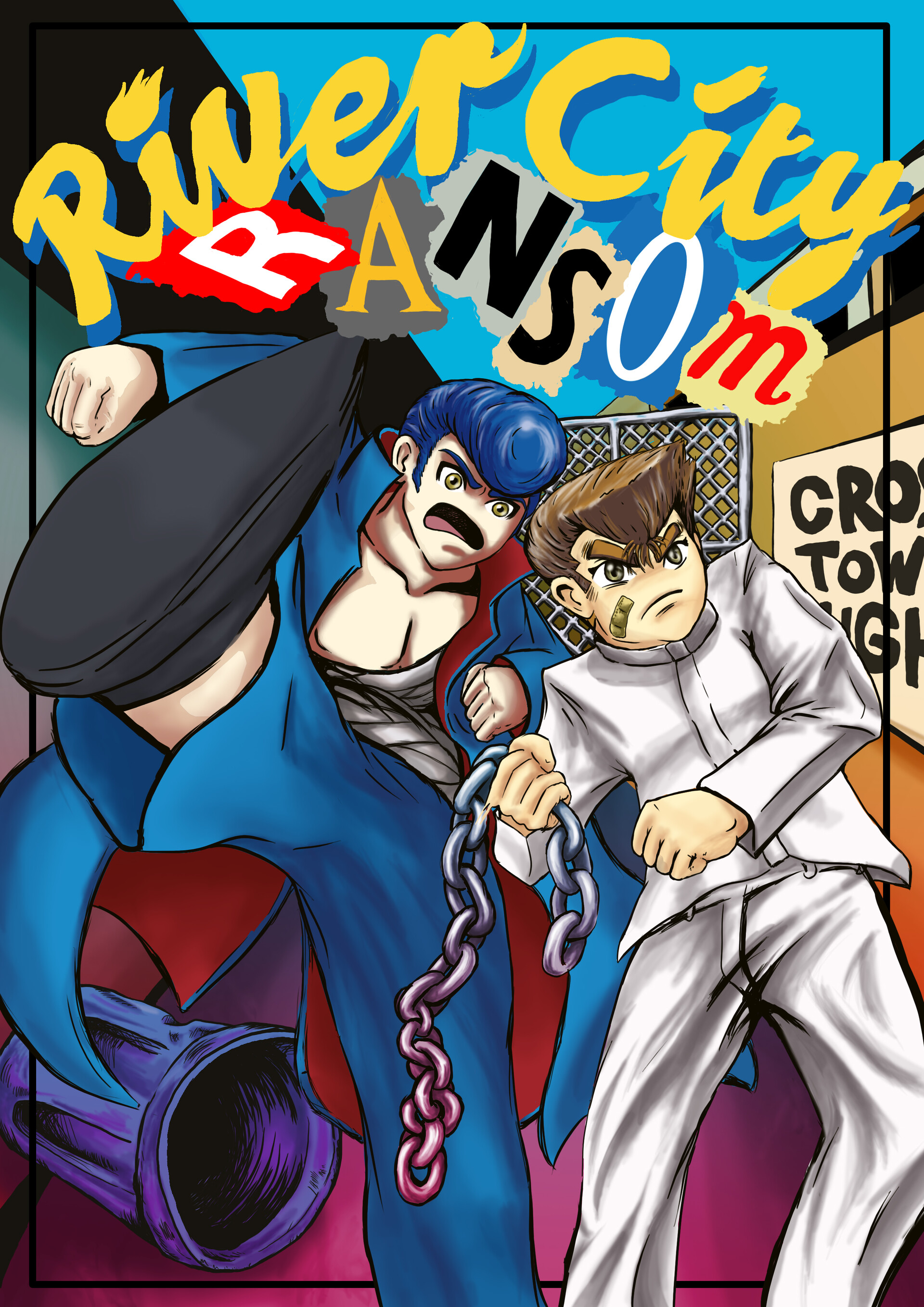 ArtStation - River City Ransom Poster