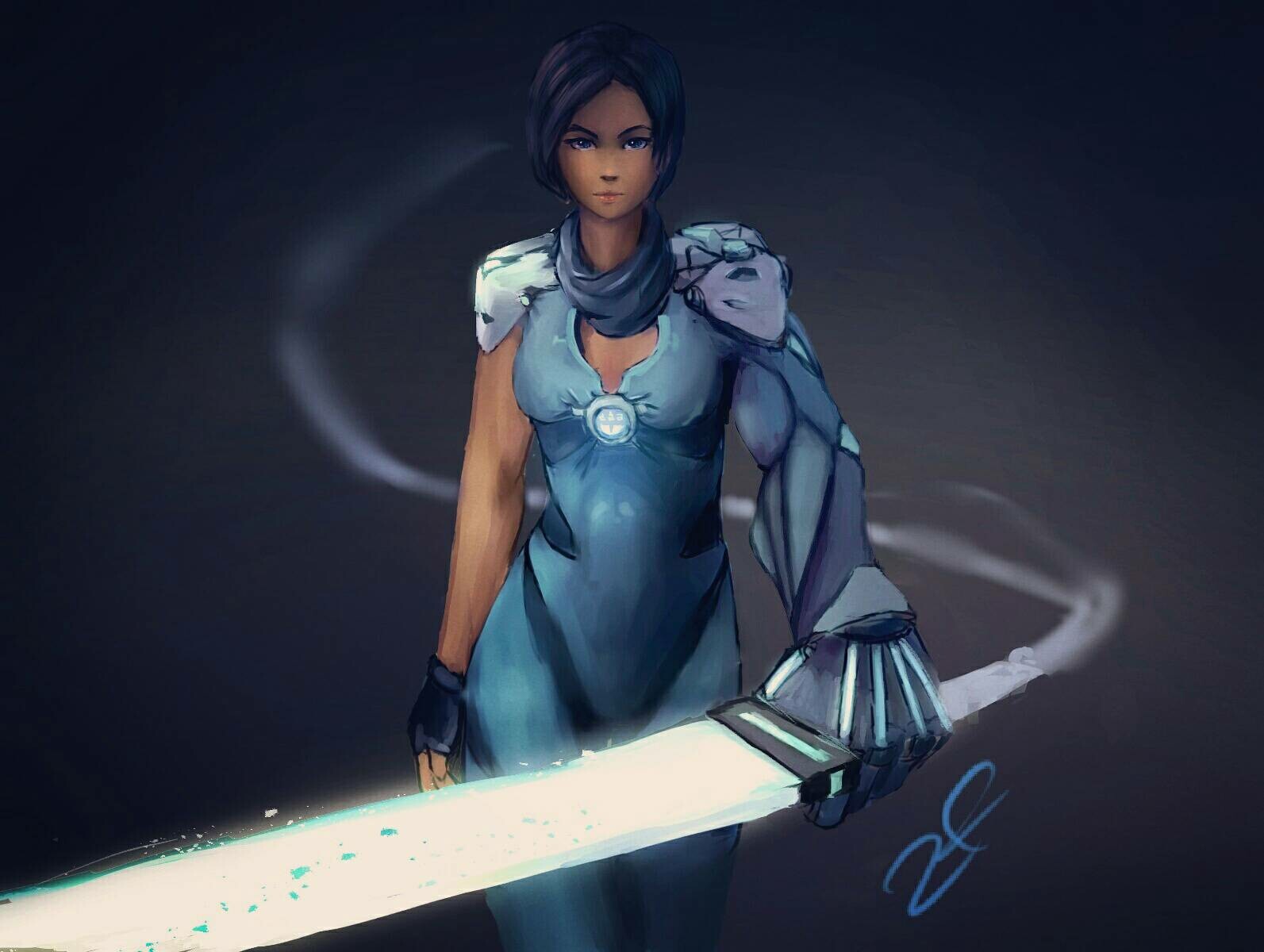 ArtStation - Character Design 10 - Sword Girl