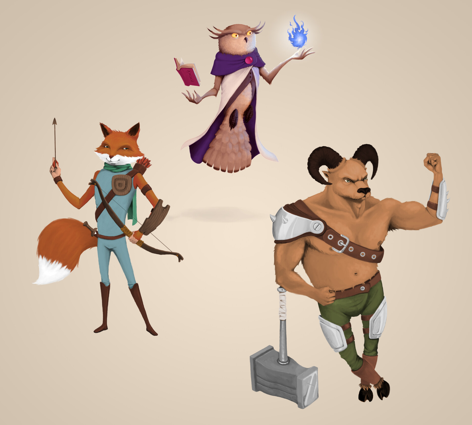 ArtStation - RPG Medieval Animals