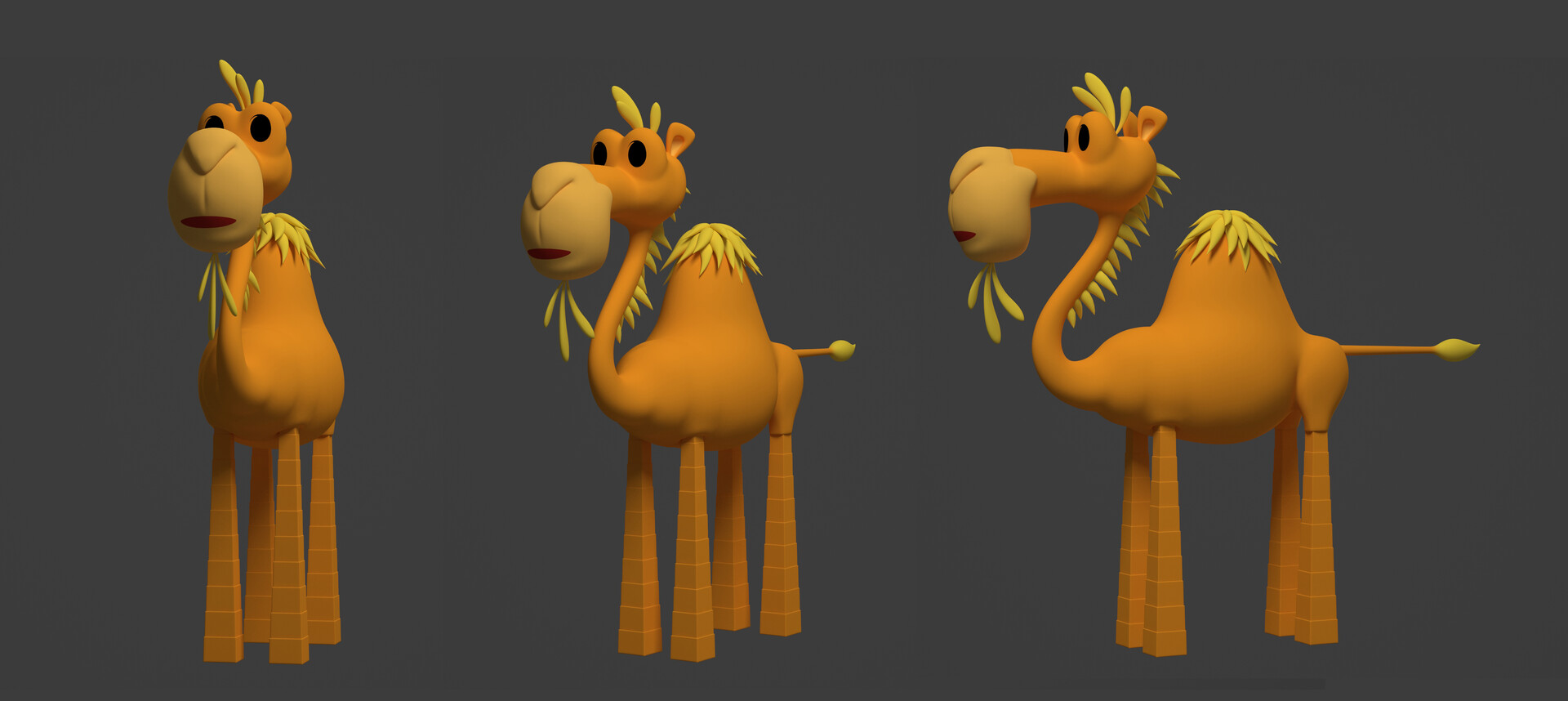 ArtStation - Cartoon Camel
