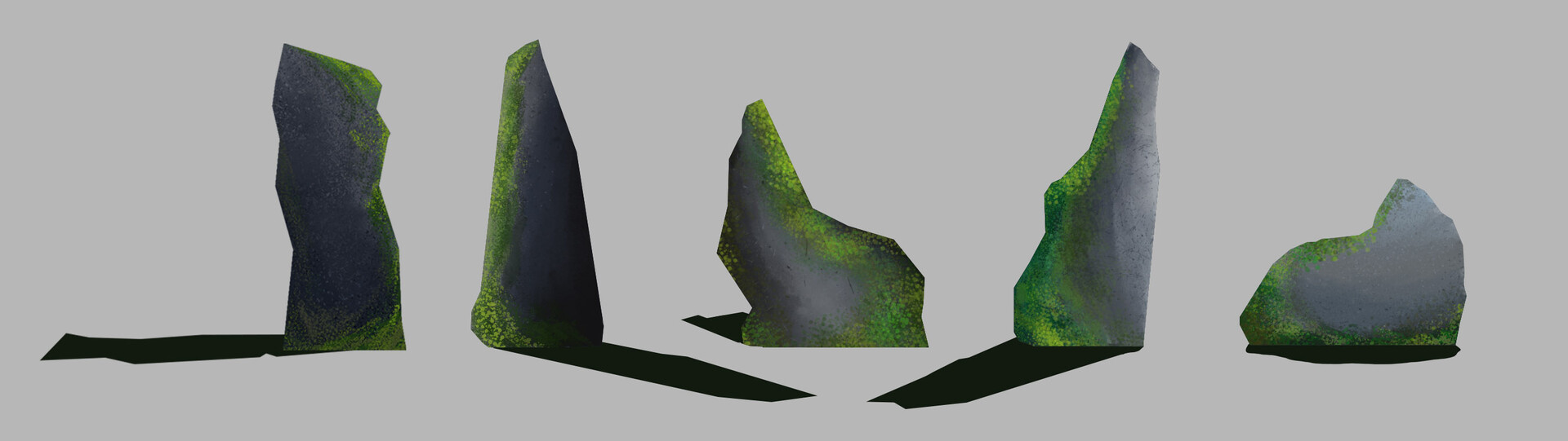 ArtStation - Mossy Rock Concepts
