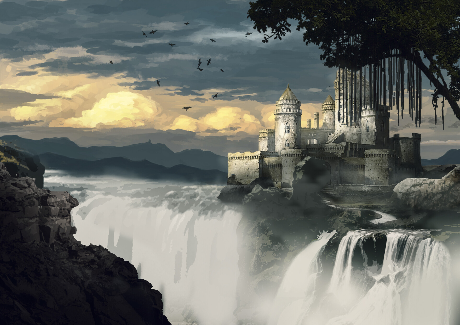 ArtStation - starter matte painting