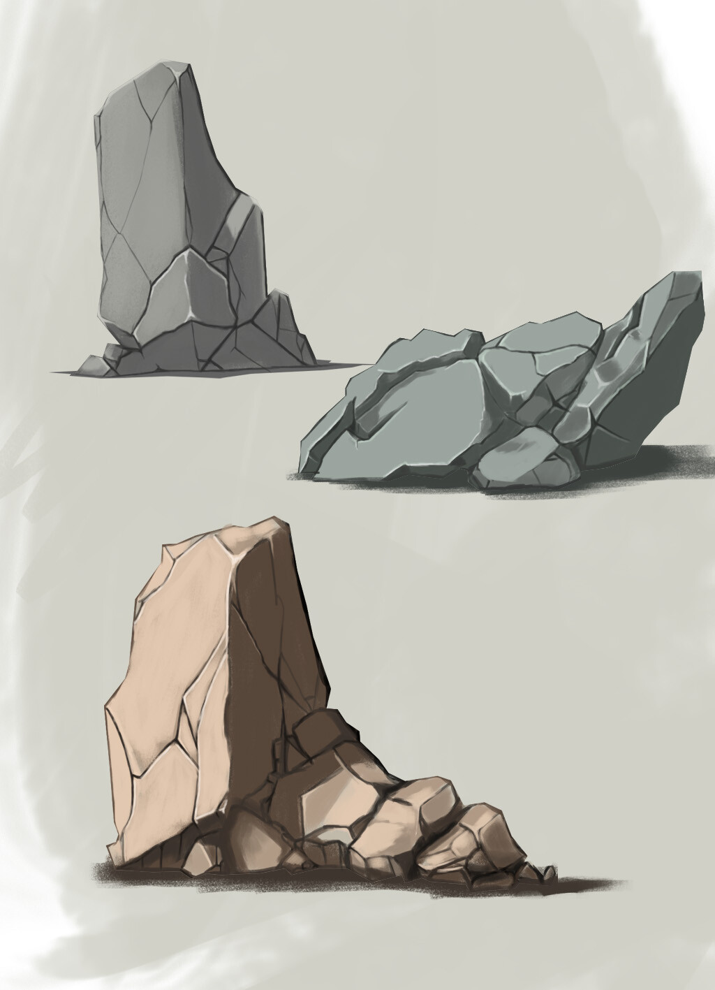 ArtStation - stone_study