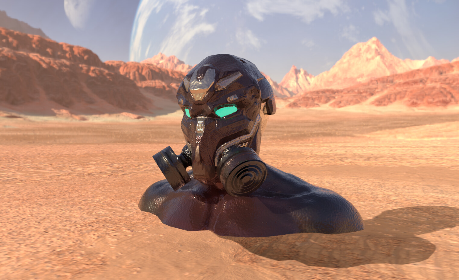 ArtStation - Alien Soldier Mask