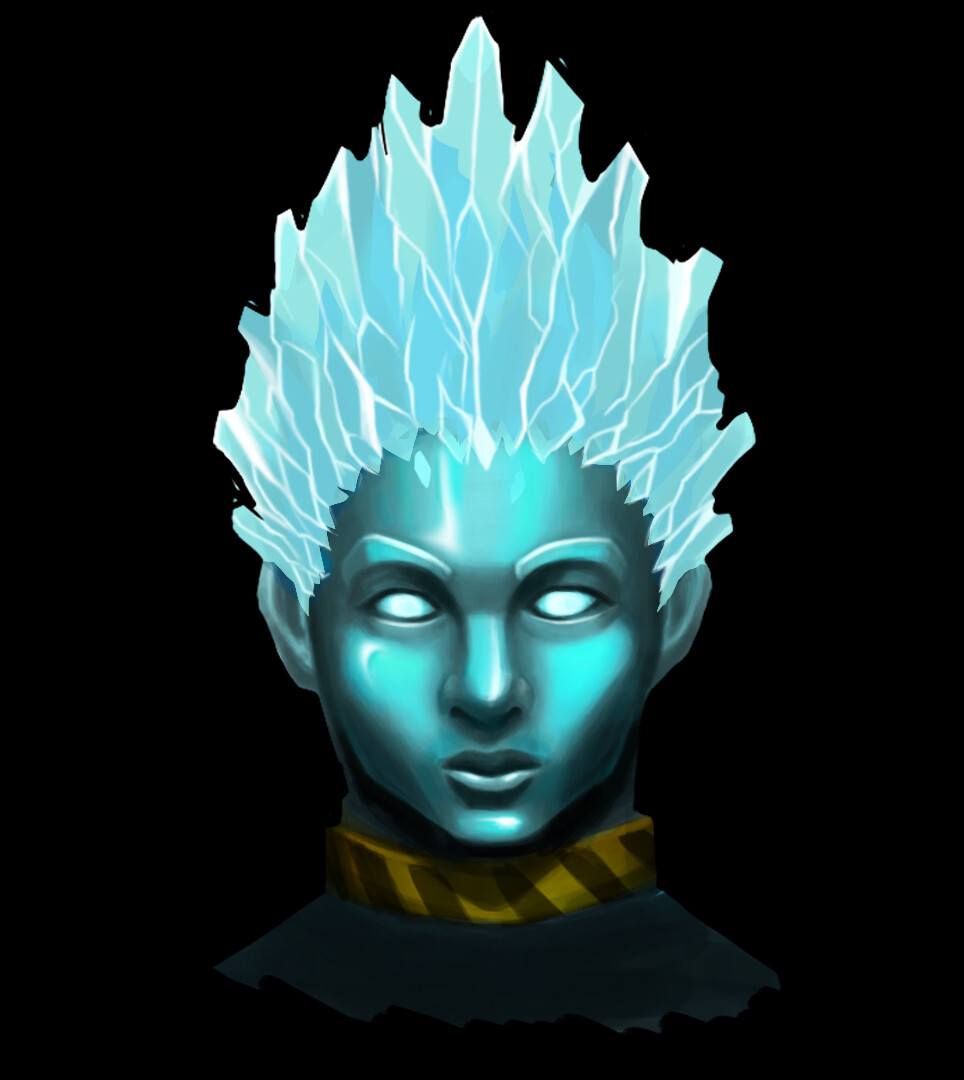ArtStation - ice man (semi practice)