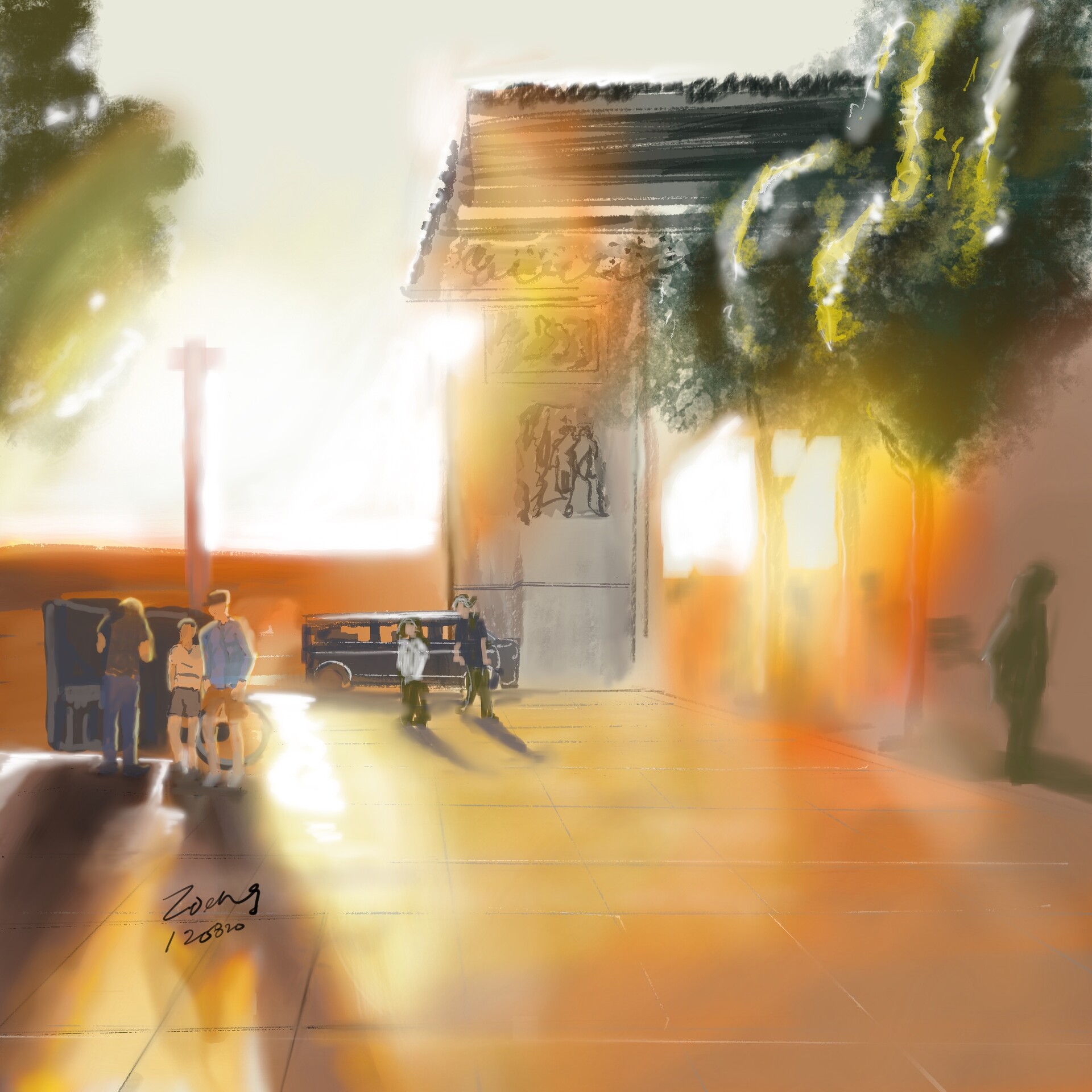 ArtStation - Golden hour