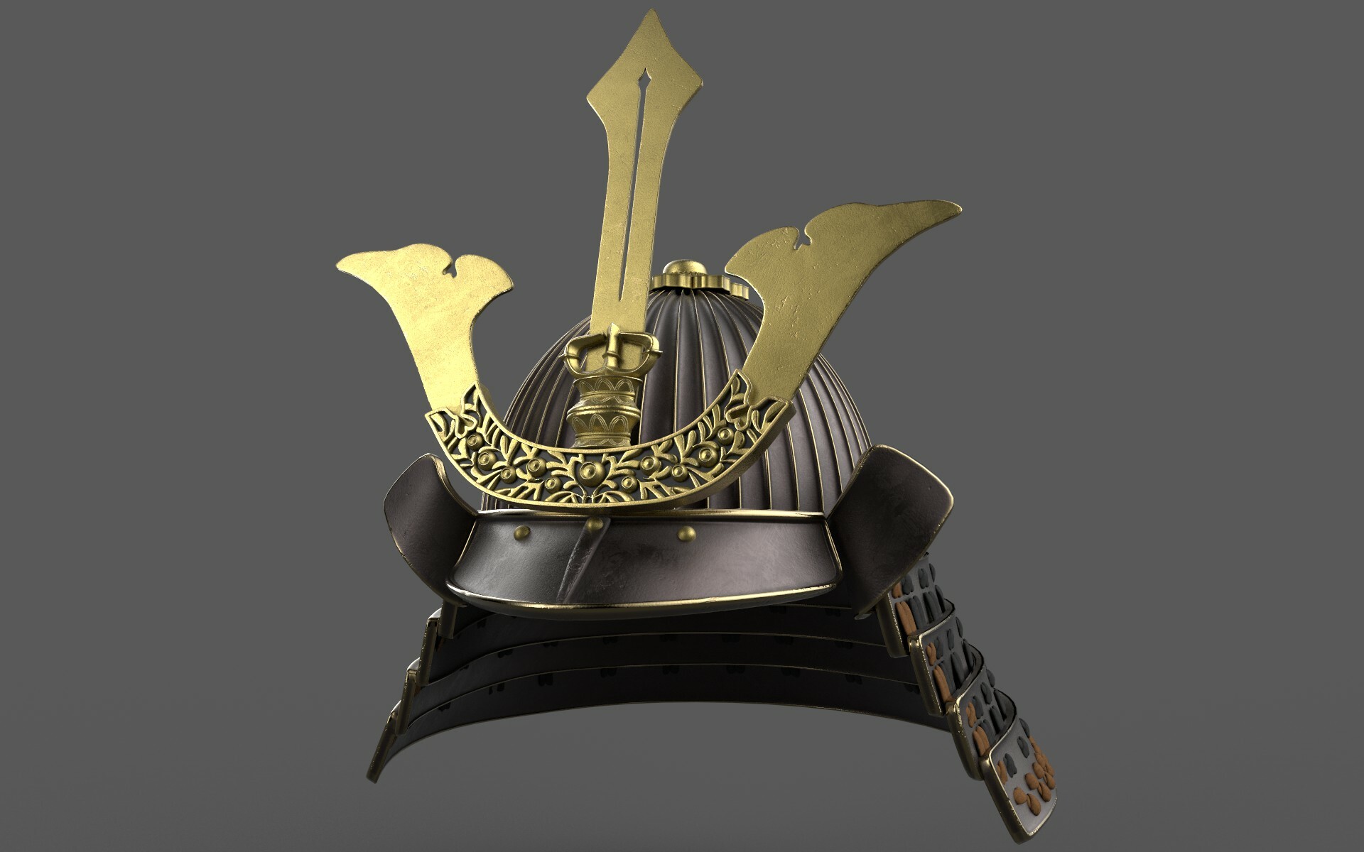 ArtStation - Samurai Helmet