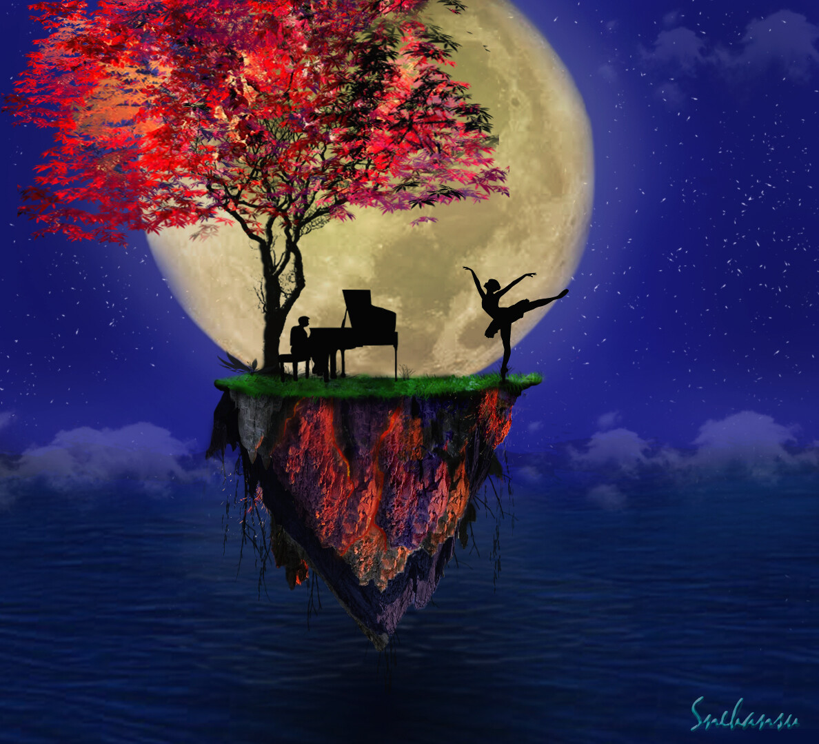 ArtStation - Flying island