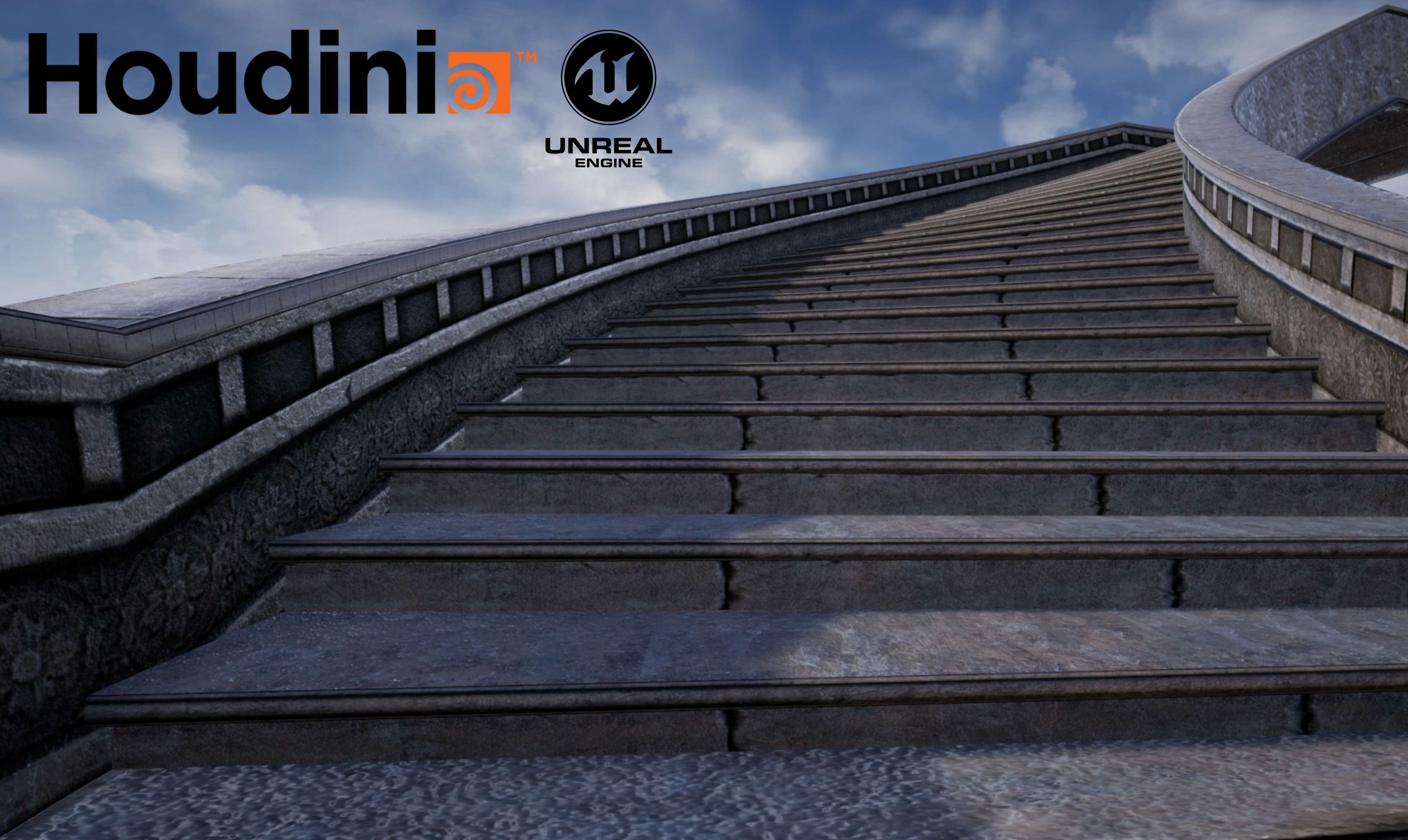 Colin Geil - Houdini Procedural Staircase (Spring 2020)