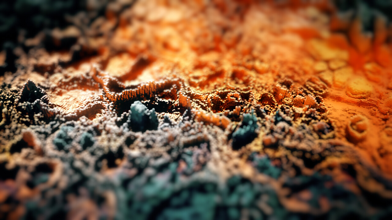 ArtStation - Houdini Abstract Cubes Part01