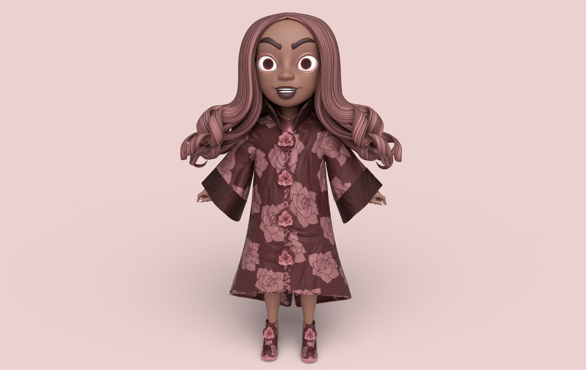 ArtStation - laMia_flowerGown_texture