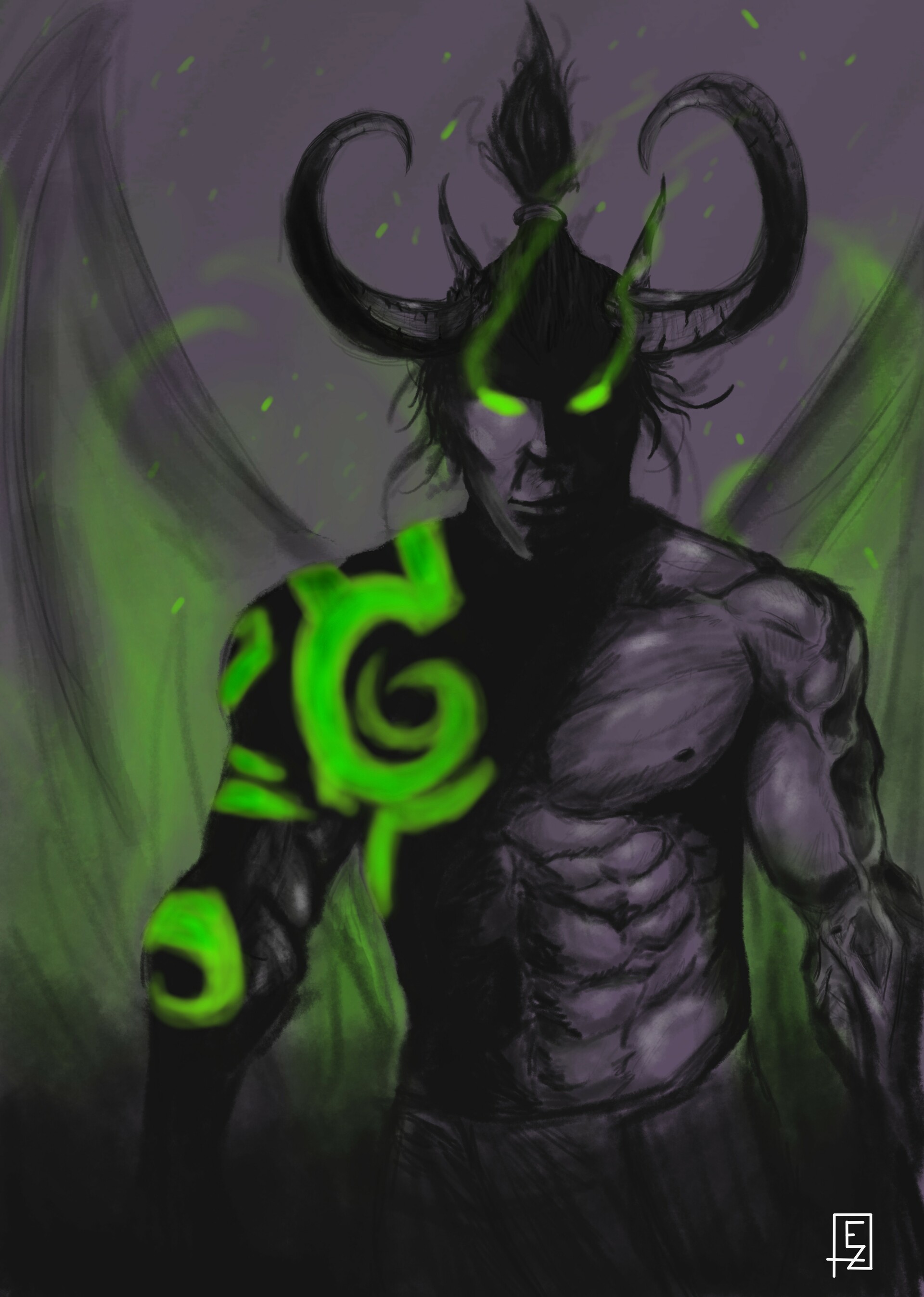 ArtStation - Illidan Stormrage