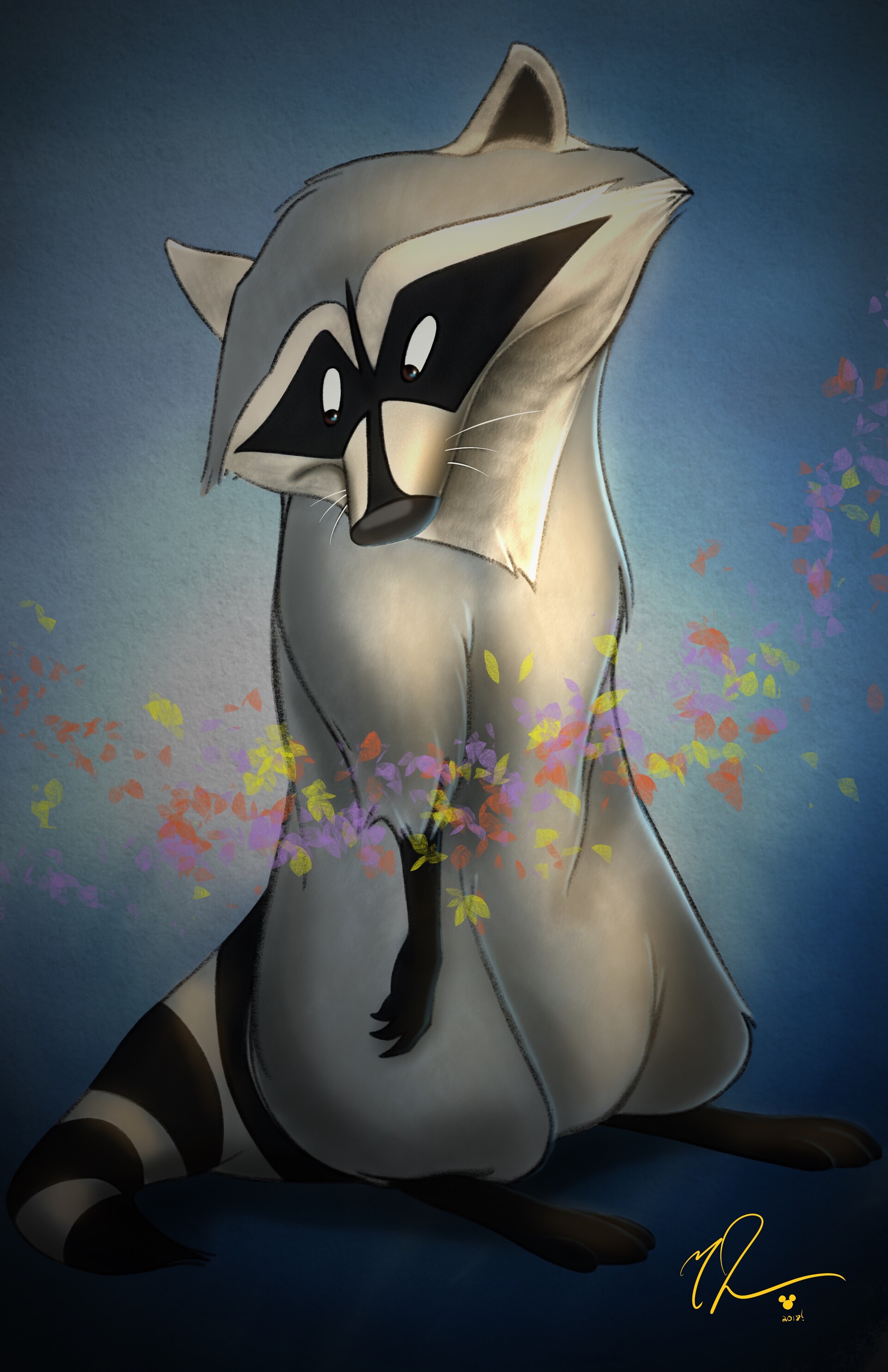 meeko drawing