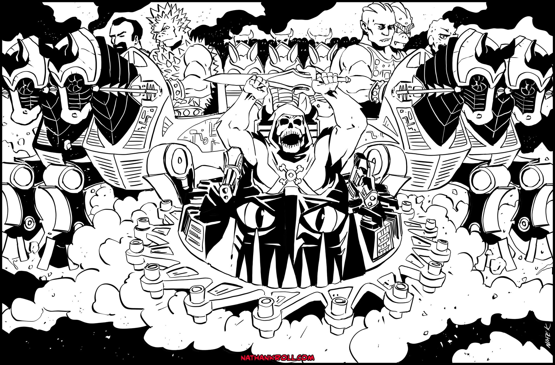 ArtStation - Roton and Night Stalker