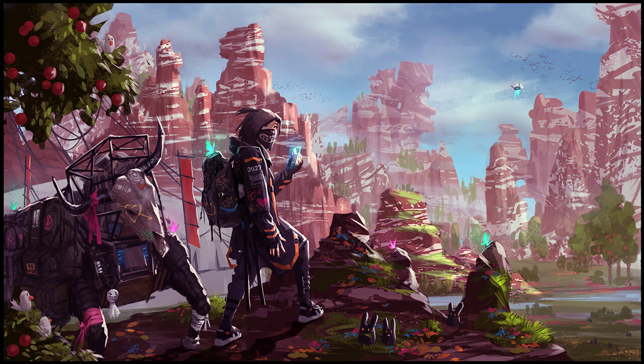 Xia Taptara (黄晓声) - Journey concept art
