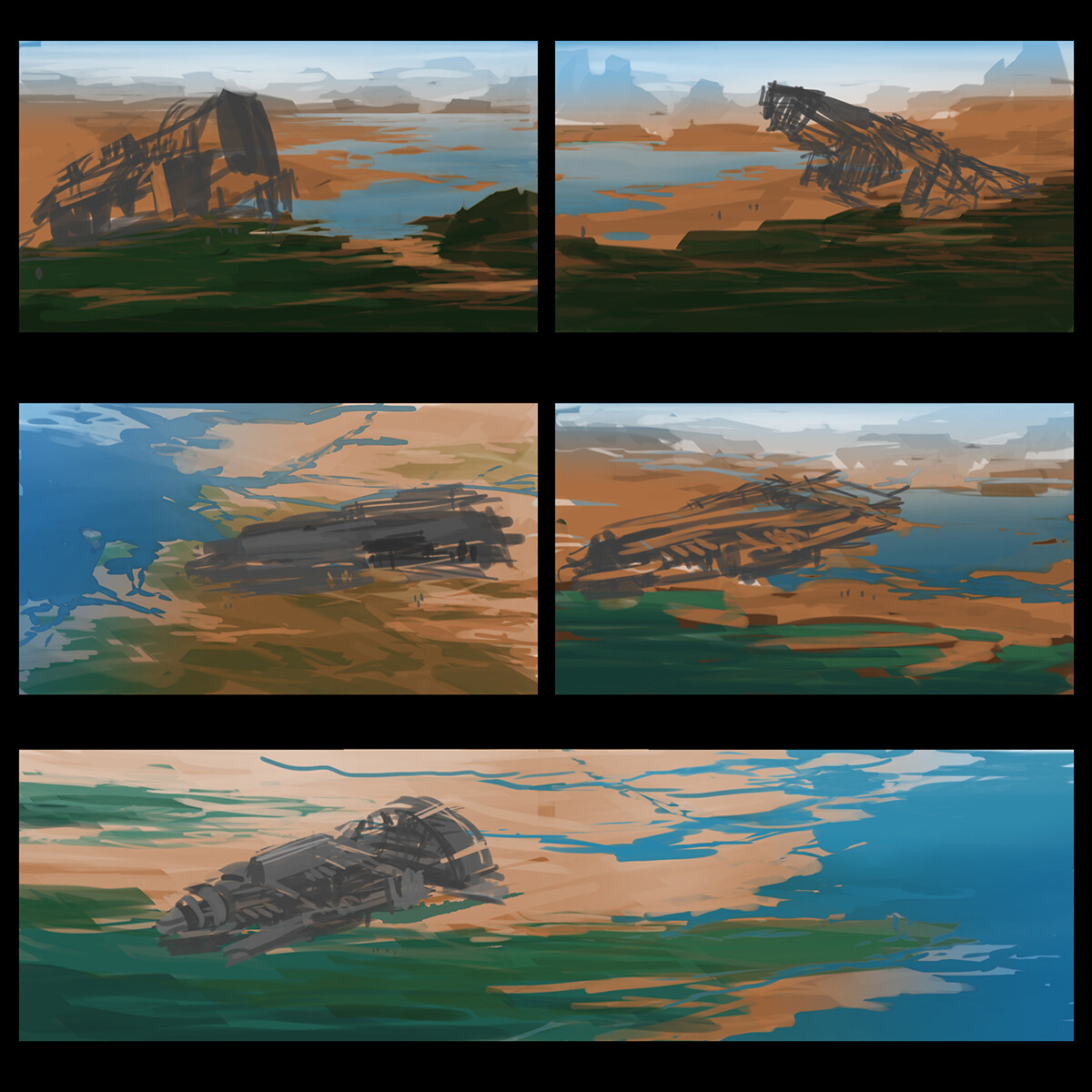 Xia Taptara (黄晓声) - Journey concept art