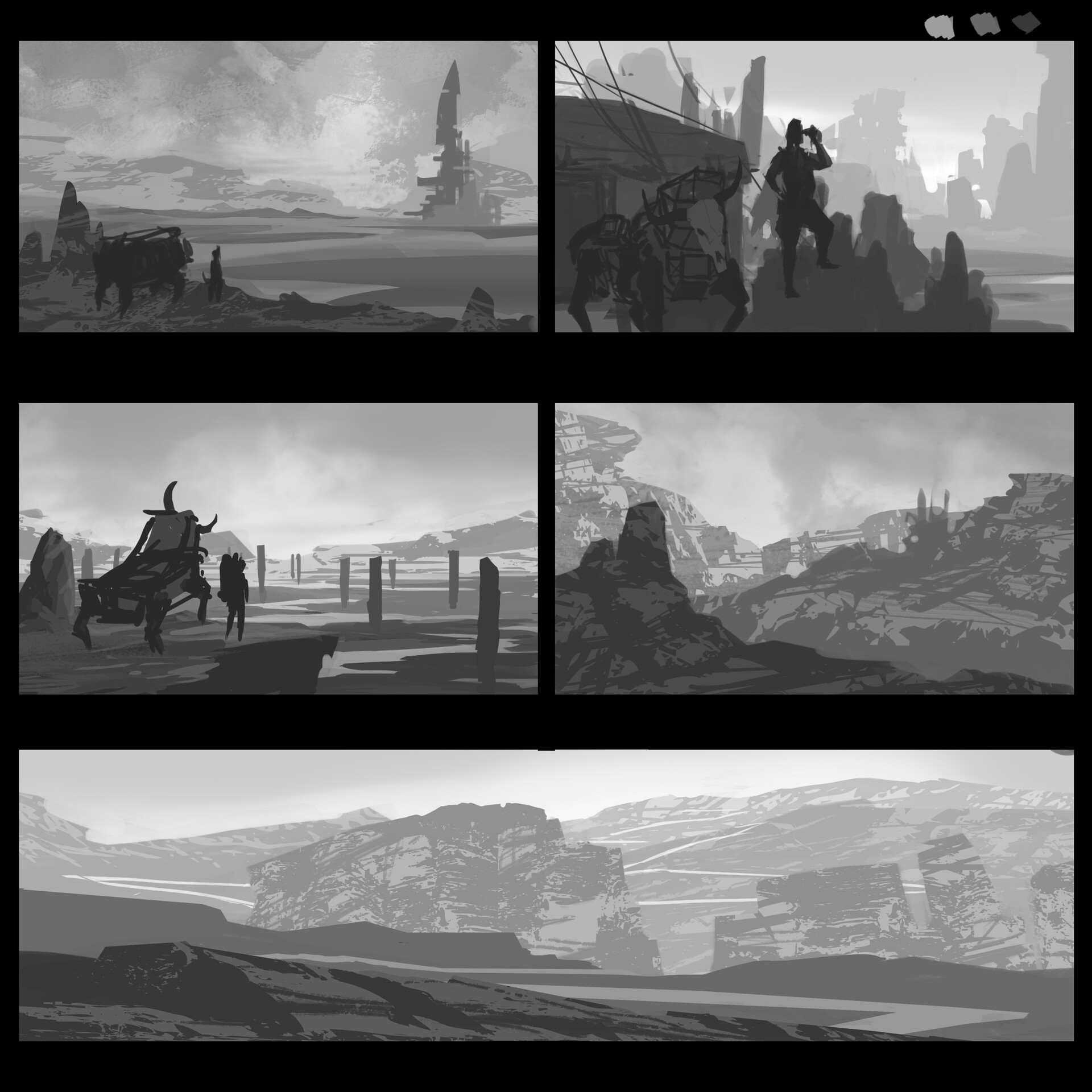 Xia Taptara (黄晓声) - Journey concept art