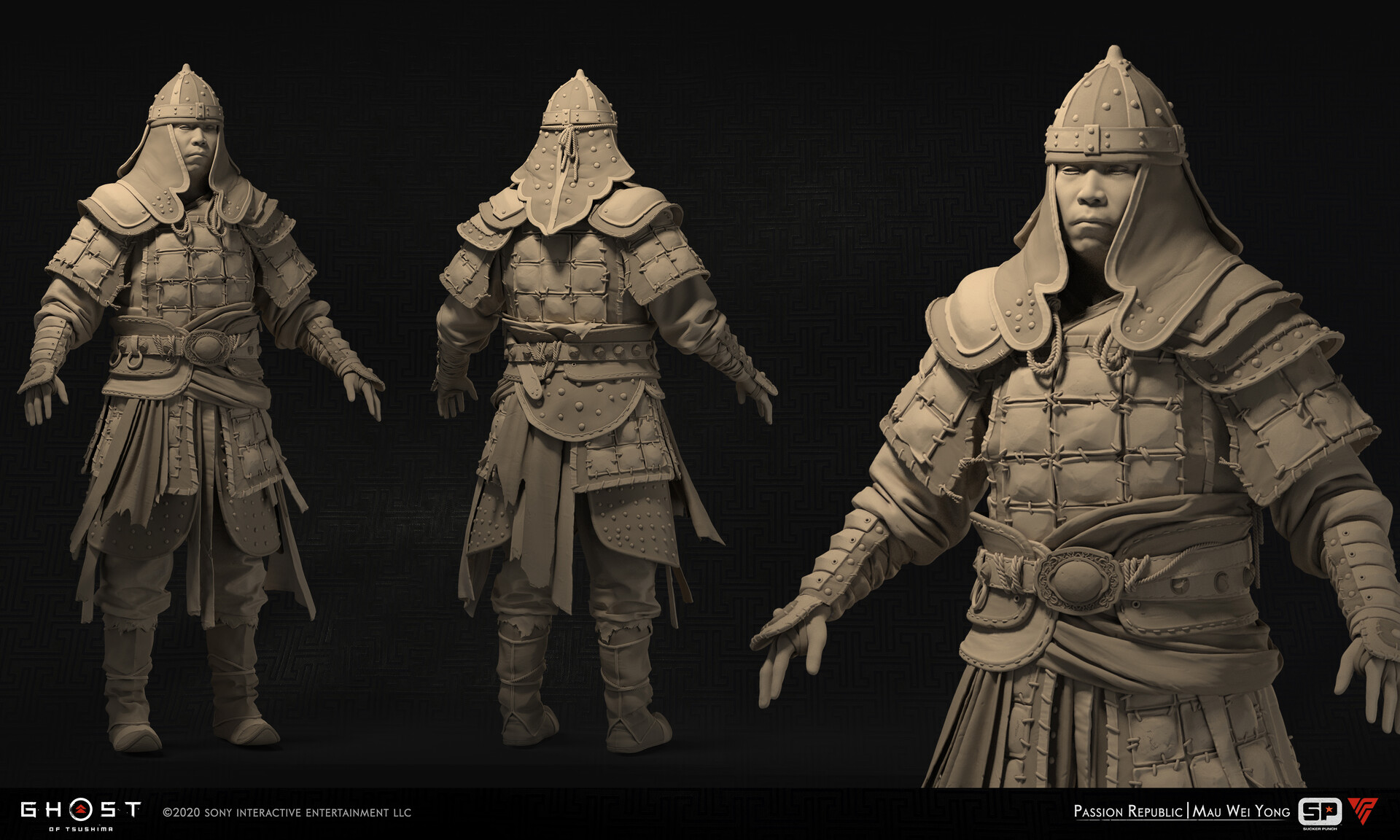 Passion Republic - Ghost of Tsushima Character Modeling