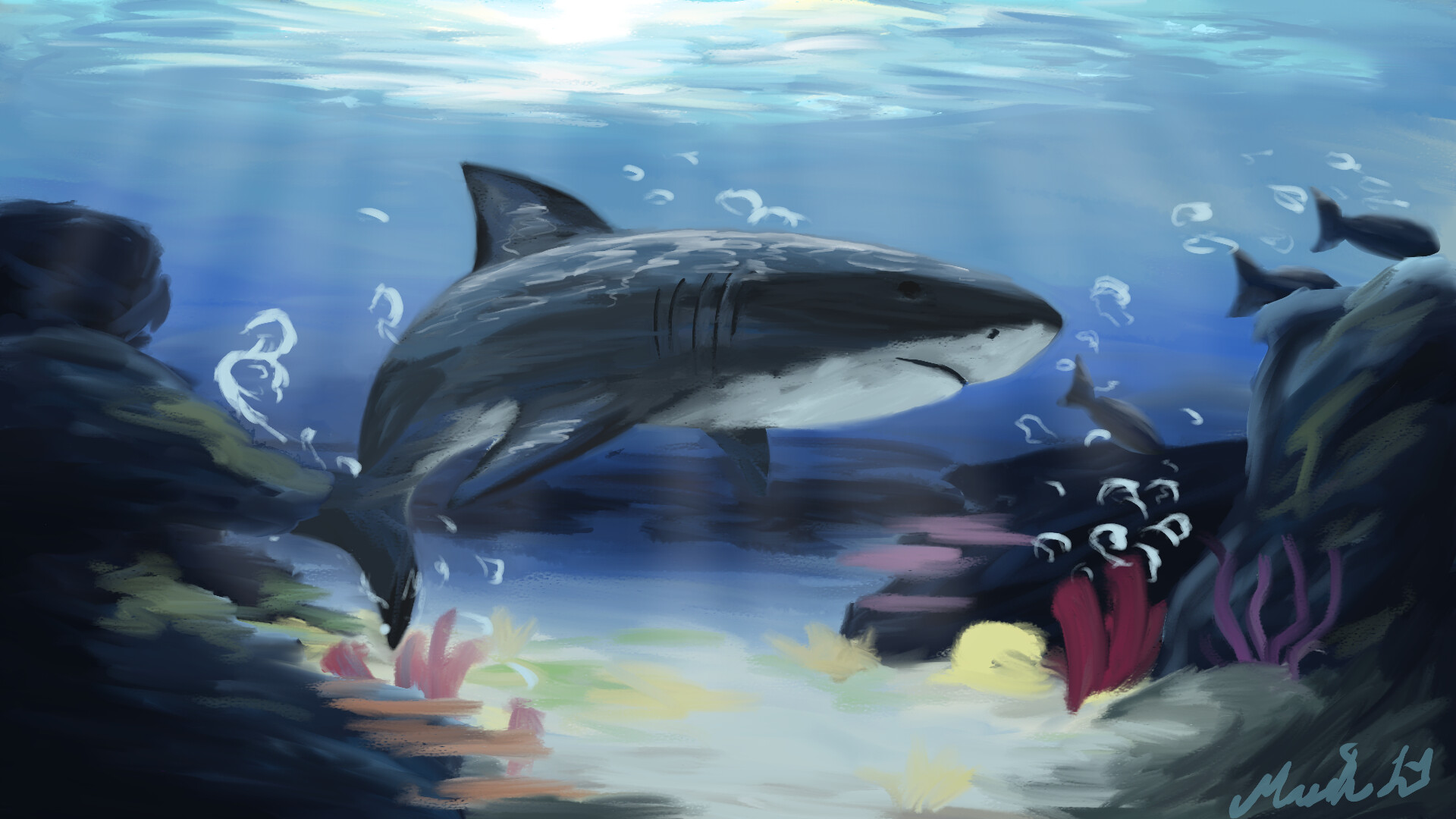 Masato Lin - Shark in the Water