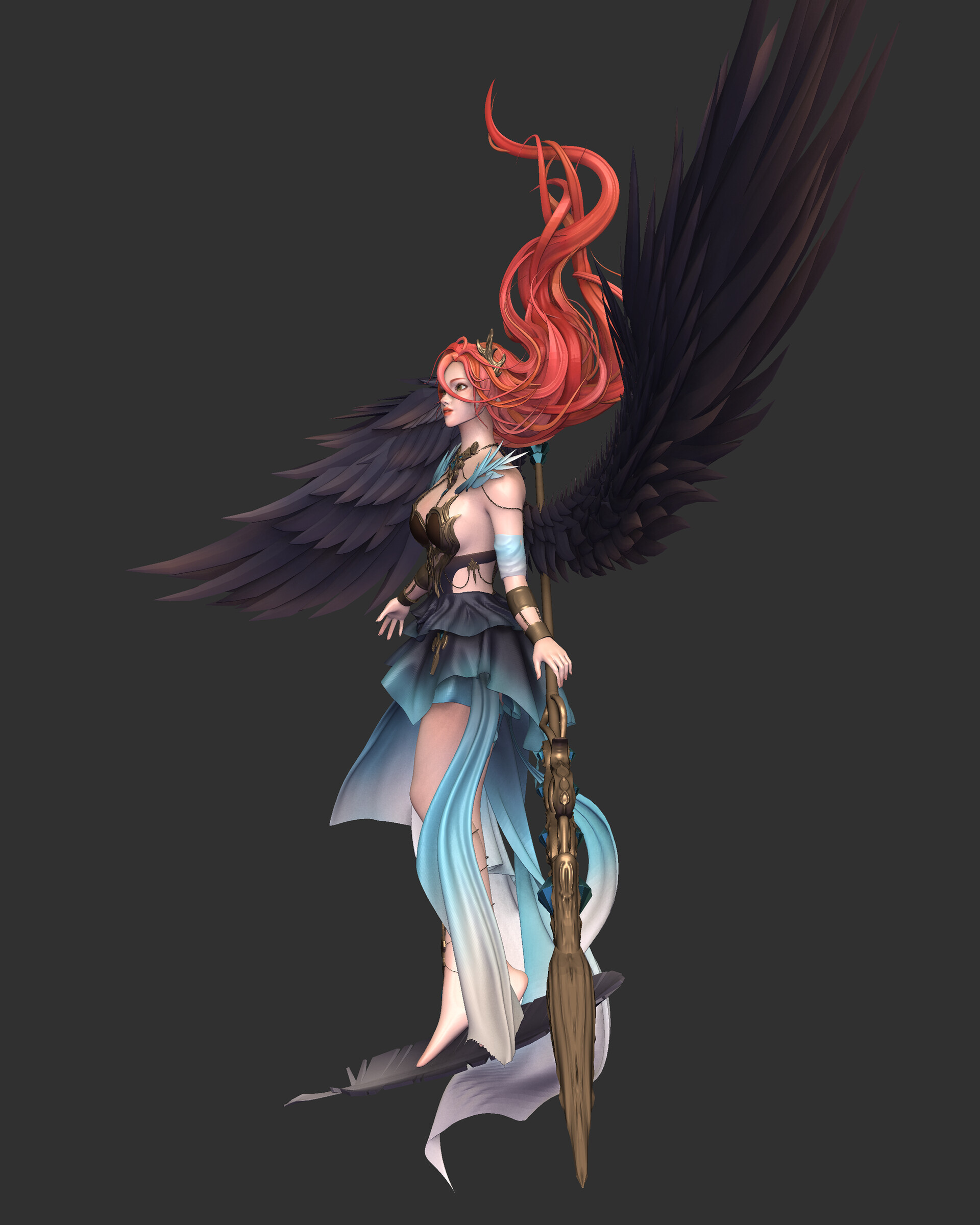 ZHANG XIAOXIN - Battle Angel 3D Full Character Model (Zbrush)