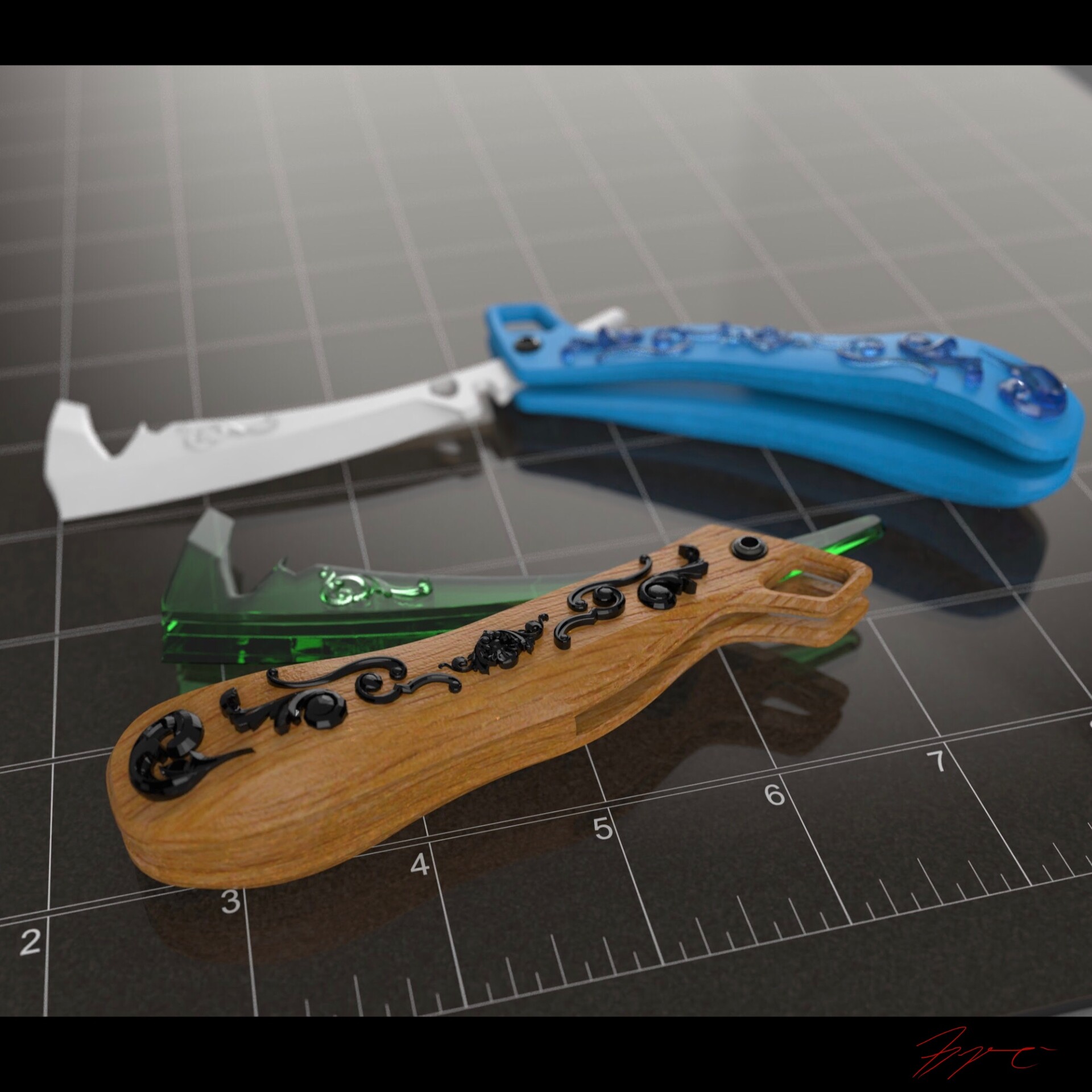 ArtStation - Straight Razor