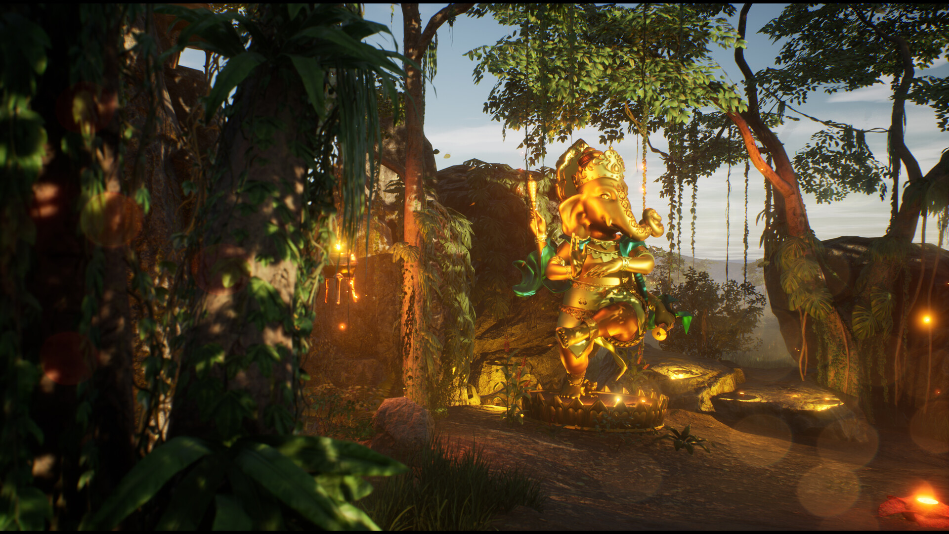 Praveen Kumar - Lord Ganesha In Forest Unreal Engine