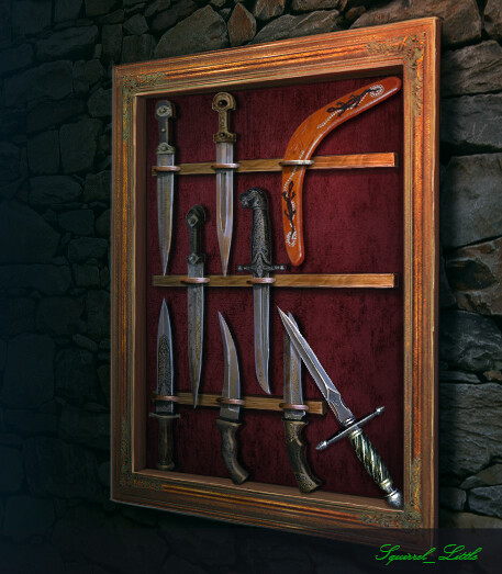 ArtStation - Racks with weapons