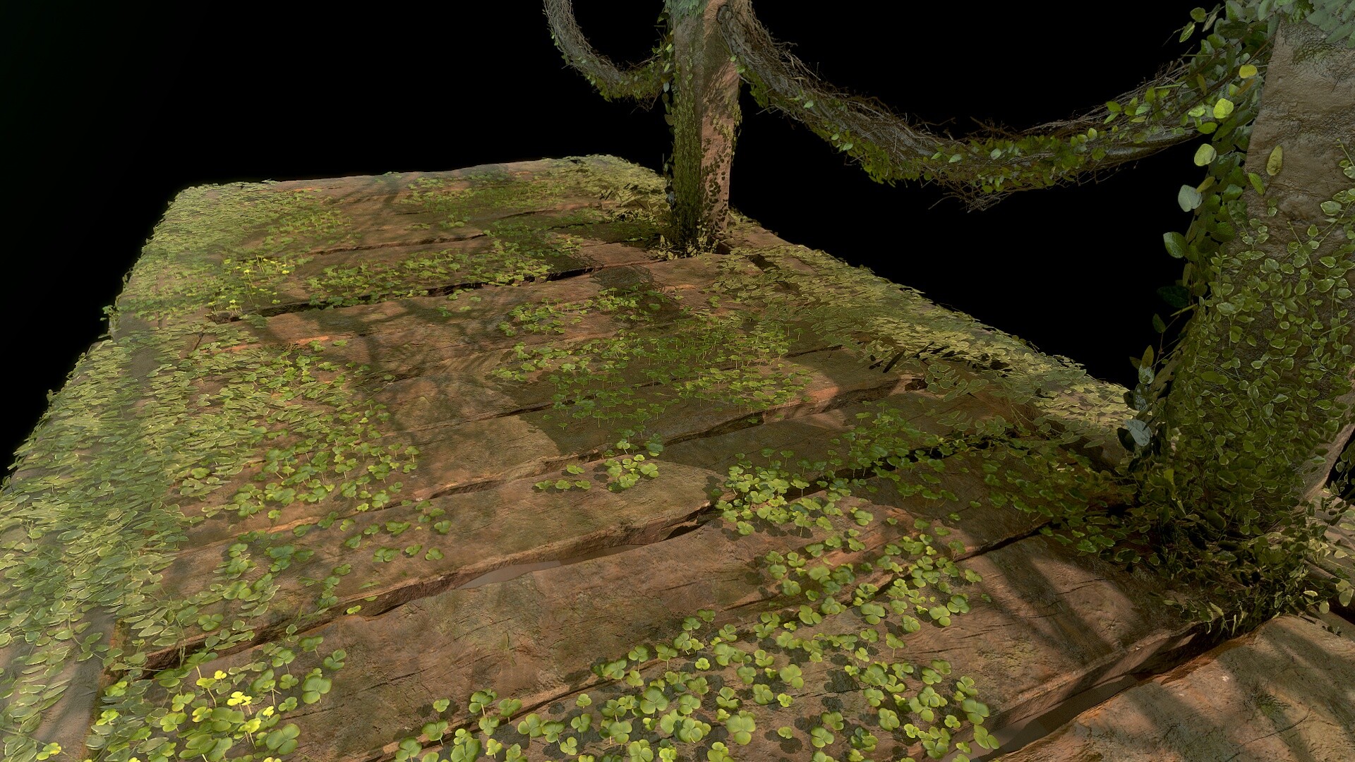 ArtStation - Forest Bridge Megascans and Quixel Mixer