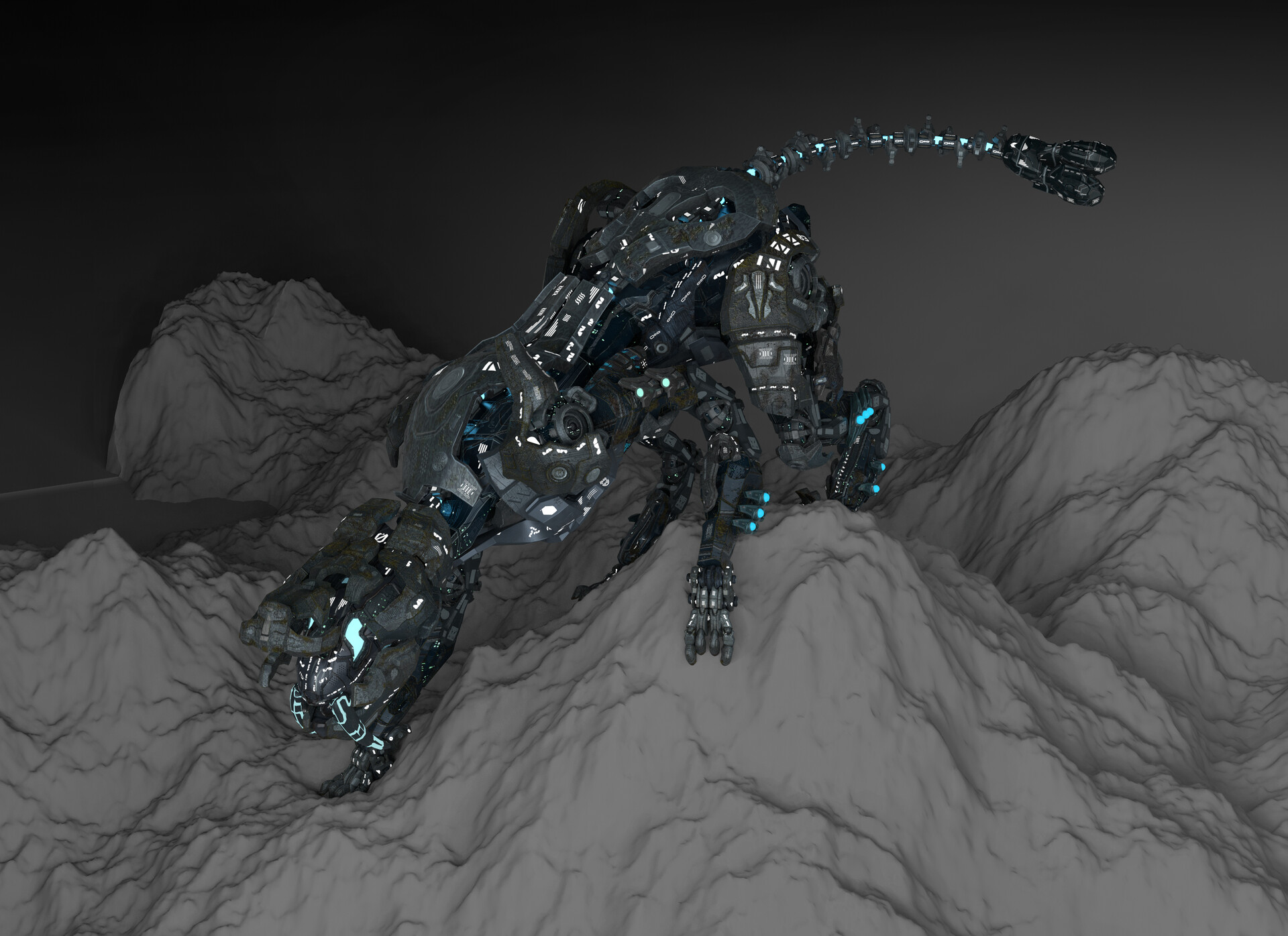 Raden Wijaya - Promethean Hunter Concept Render