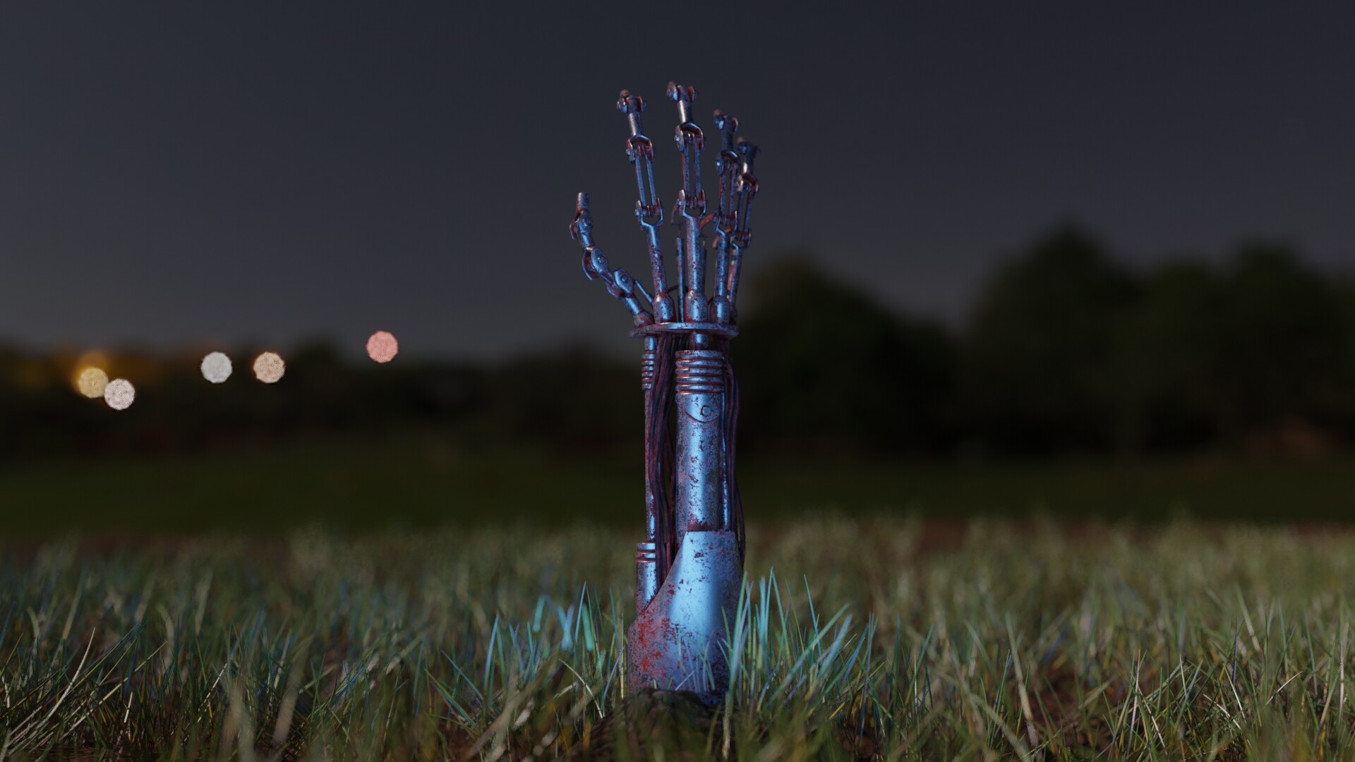 ArtStation - Terminator hand