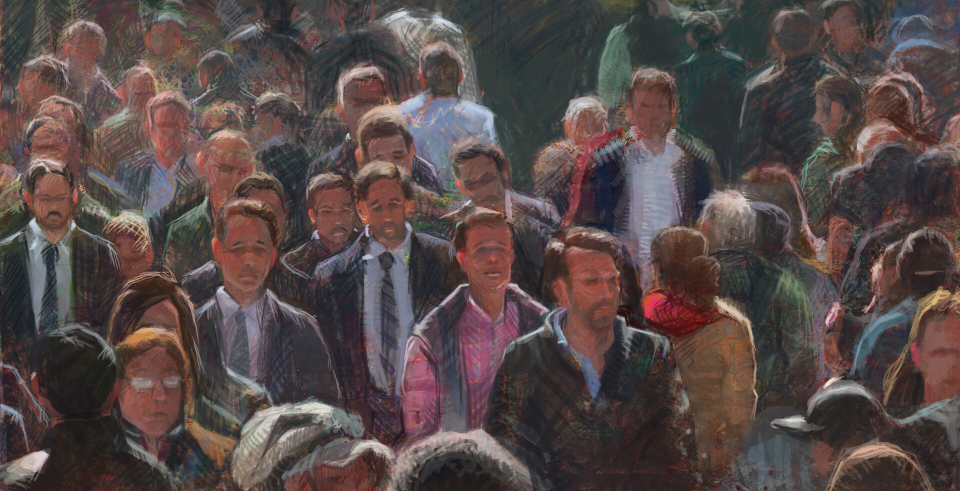 ArtStation - Crowded Street