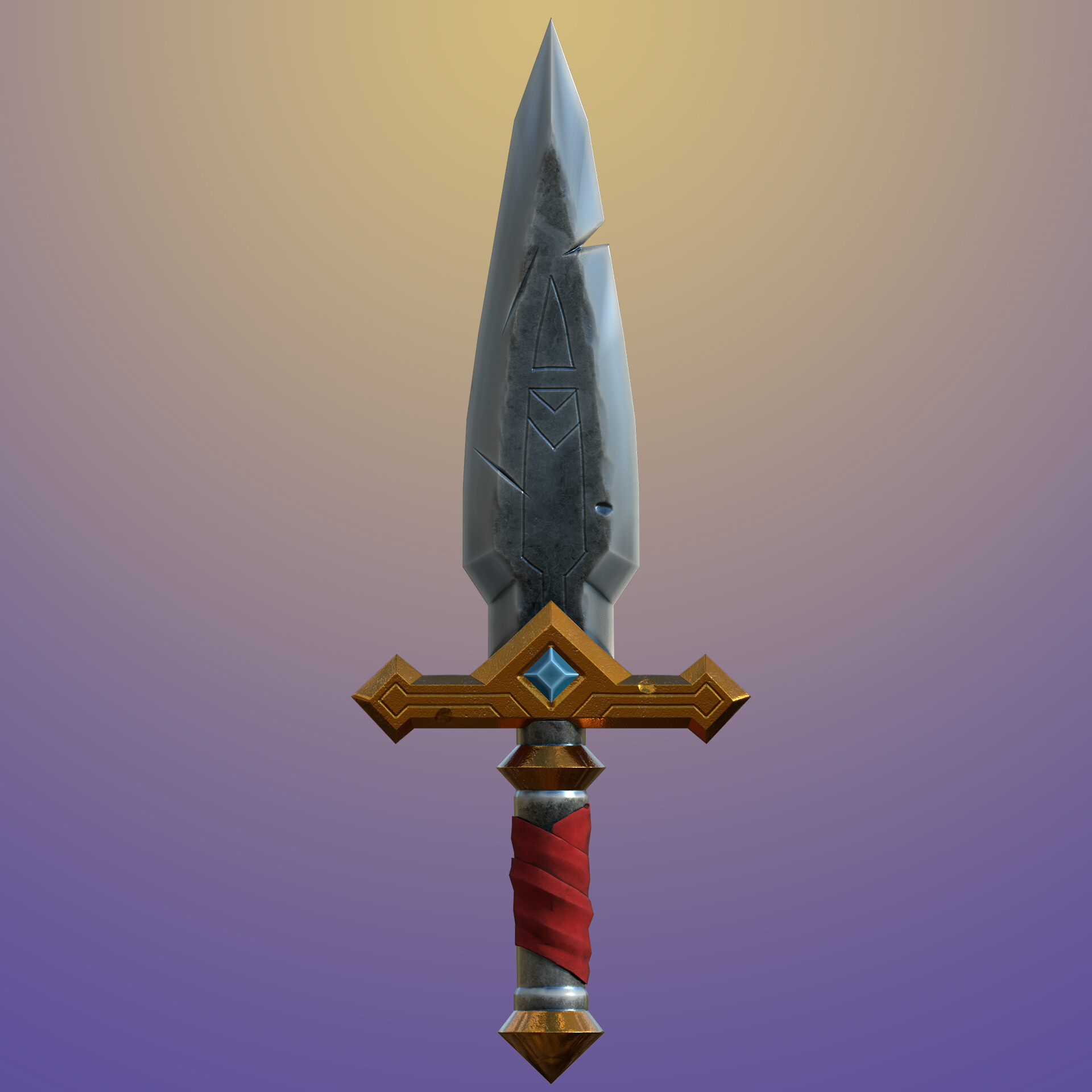 ArtStation - 3d knife game asset