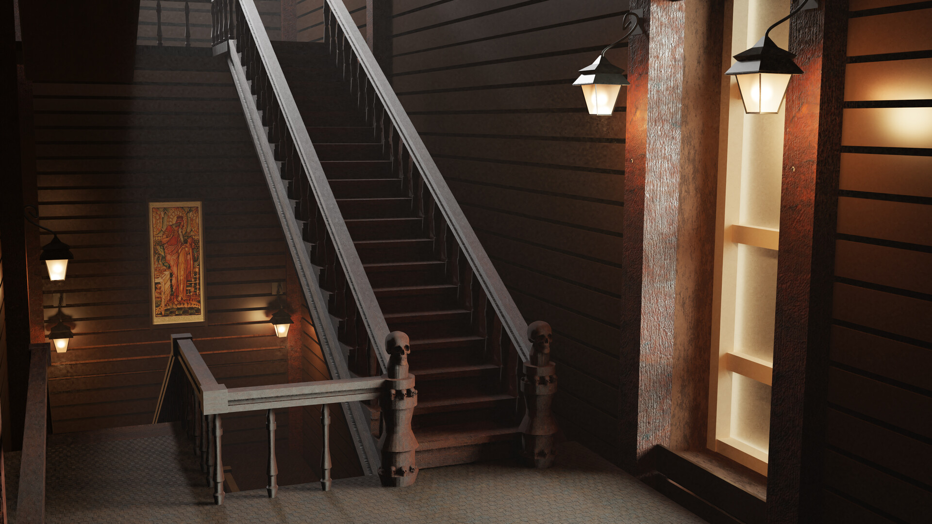 ArtStation - The one with the staircase