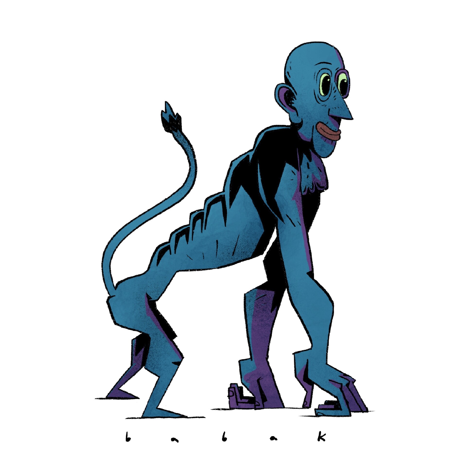 ArtStation - Blue creature