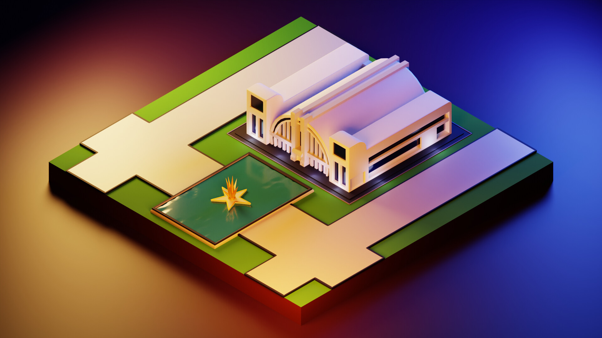 ArtStation - Hall of Justice