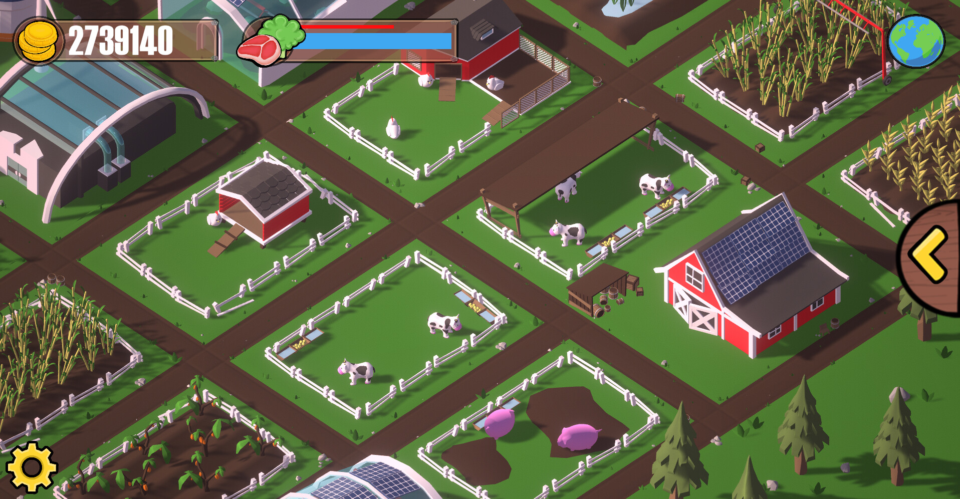 Andrew Beck - Greener Pastures - 3D Art for Mobile Game Concept