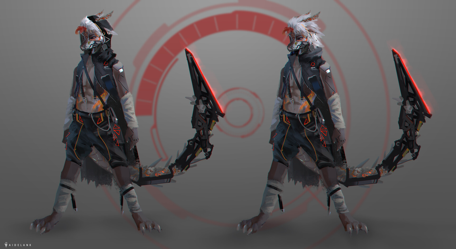 ArtStation - commission - furdragon, Aidelank Yang