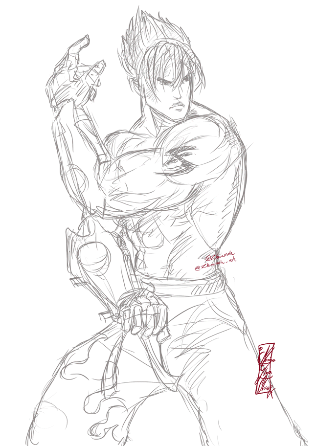 tekken 7 coloring pages