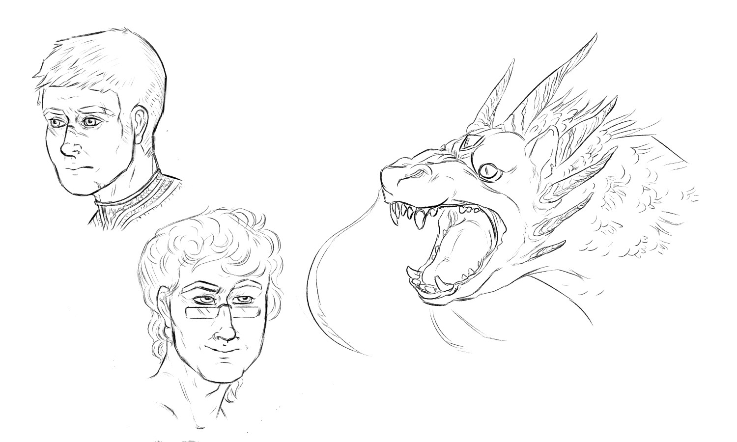 ArtStation - Lesser God Sketches - Beast