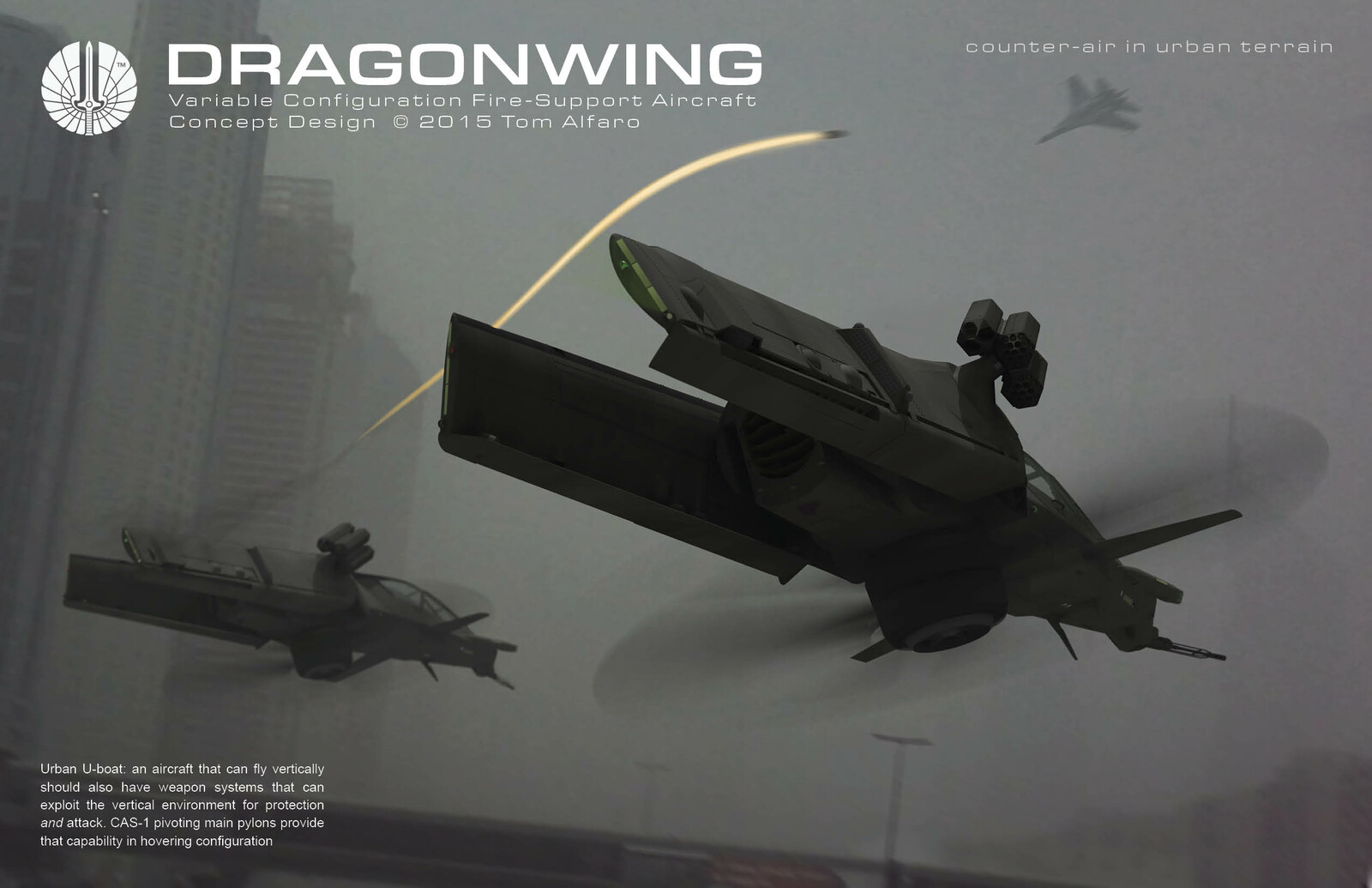 PAN SPATIAL Aerospace Concept Design - DRAGONWING RENDERINGS 2