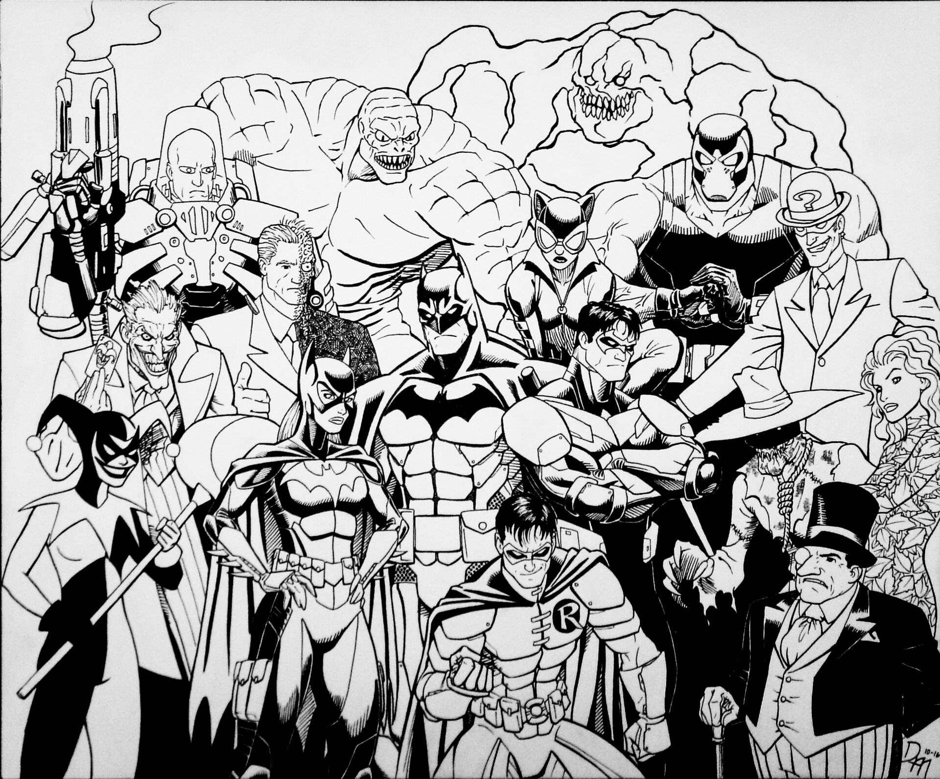 ArtStation - Batman group 01