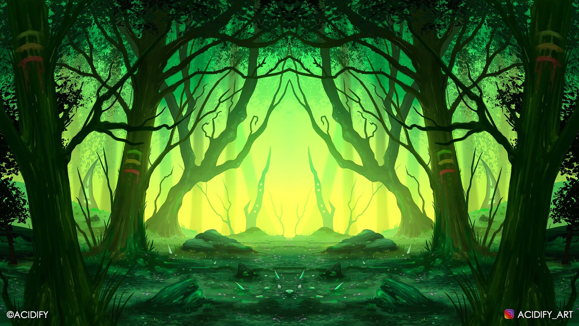 Fantasy Landscape Art Forest