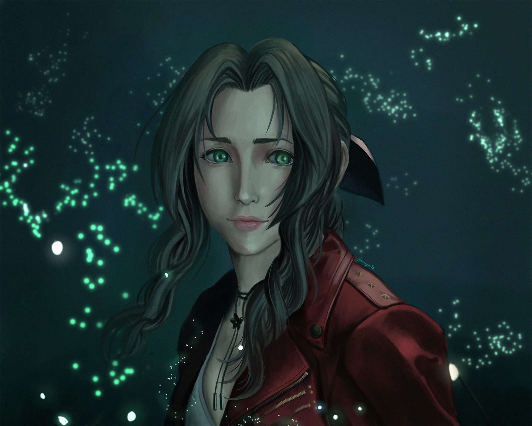 ArtStation - Aerith - You can't fall in love with me