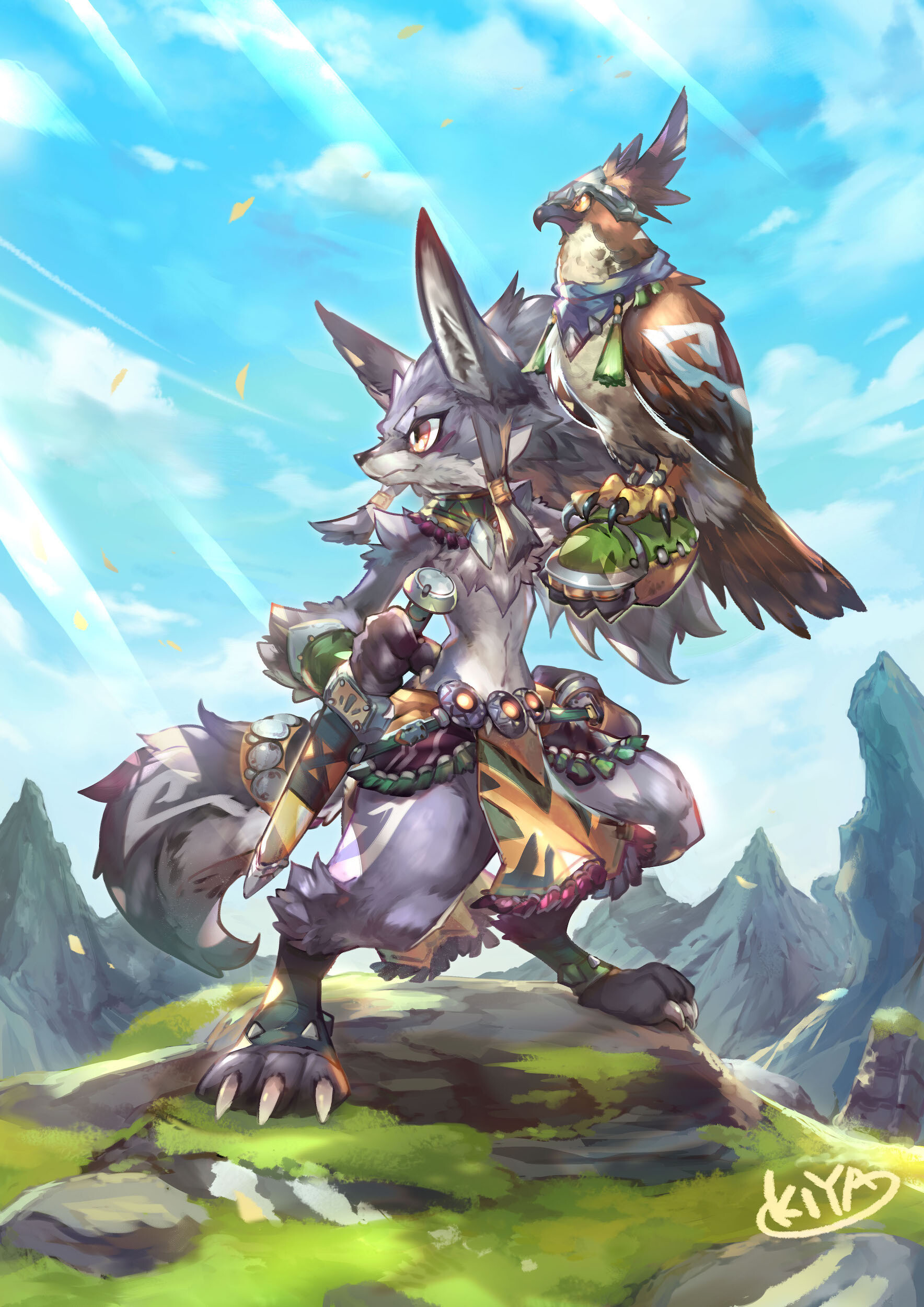 Yukiya Kon - Falconer wolf